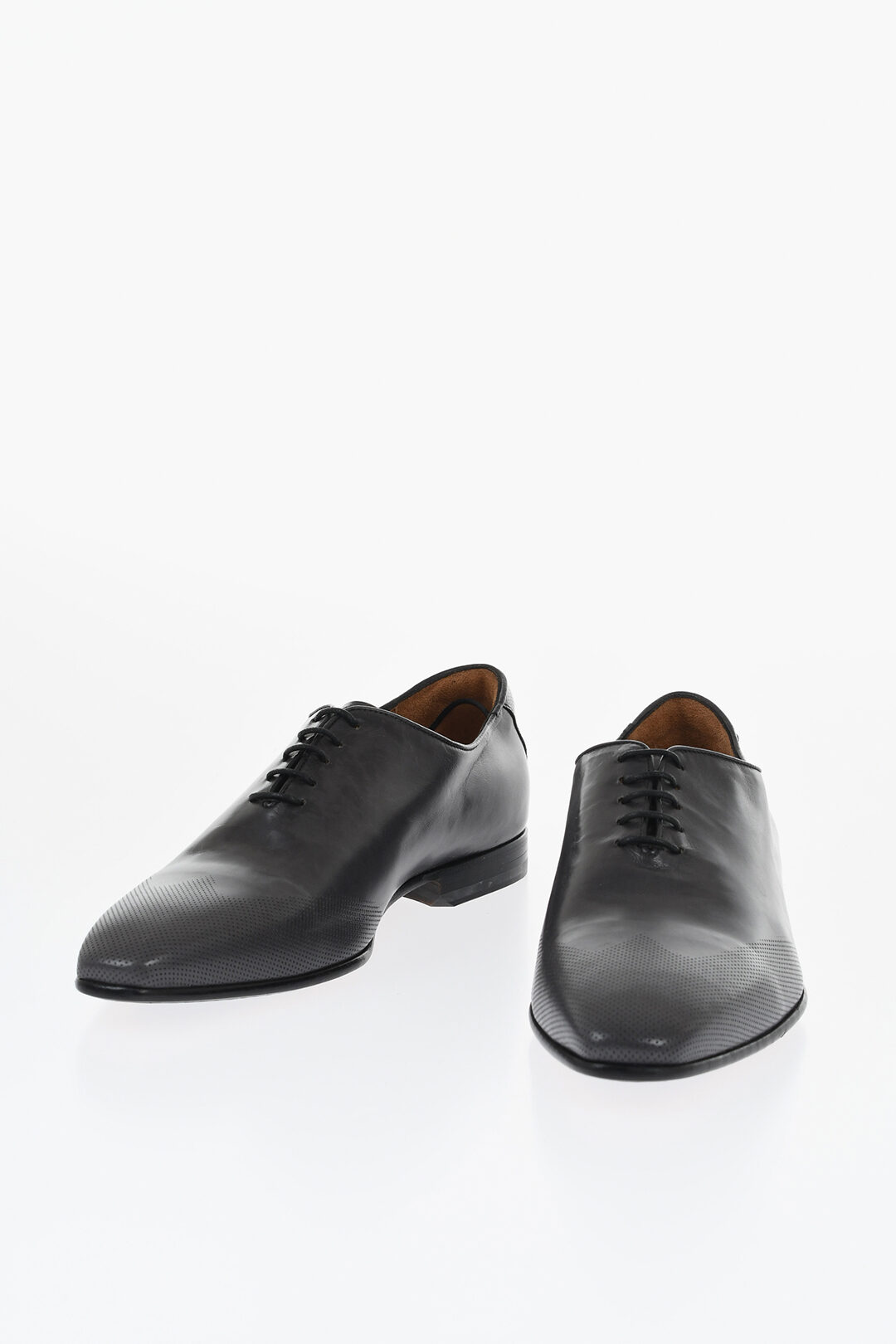 Corneliani Solid Color Leather Derby Shoes men - Glamood Outlet