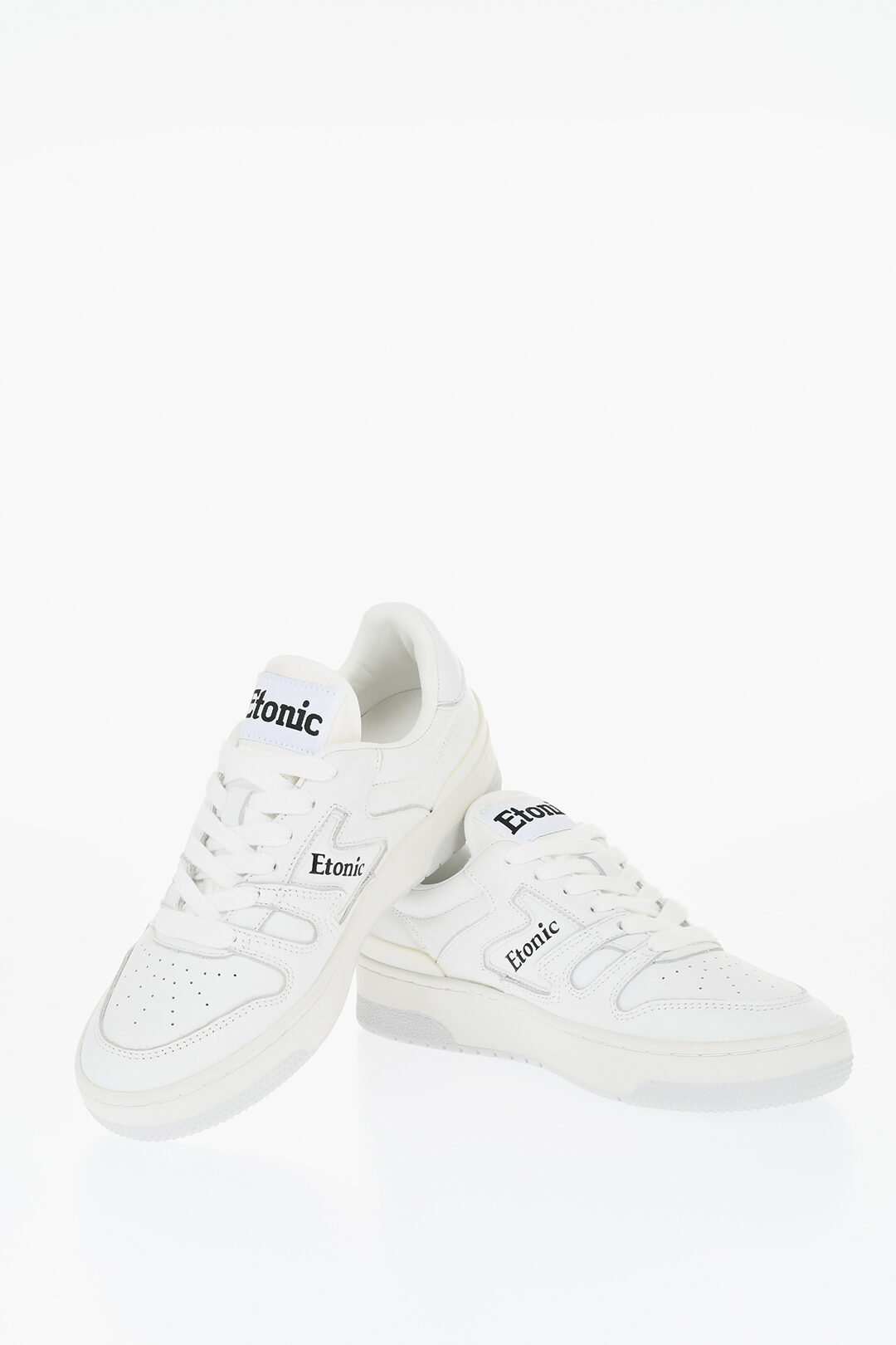 Etonic Solid Color Leather Low Top Sneakers with Contrasting Logo men ...