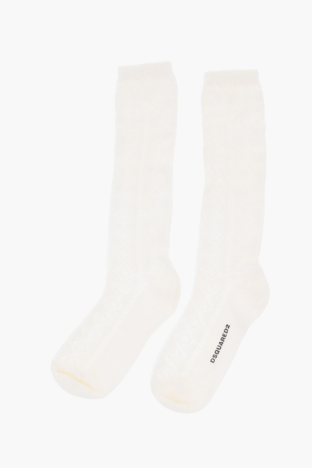 Dsquared2 Solid-Color Long Socks with Perforated Details men - Glamood ...