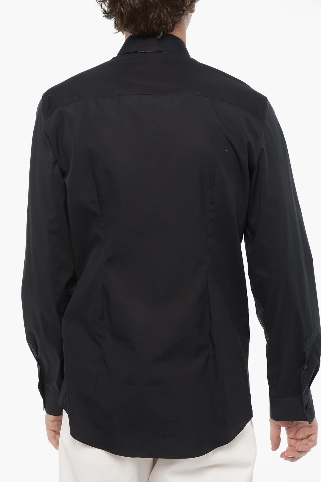 Neil Barrett Solid Color Loose Fit Shirt men - Glamood Outlet