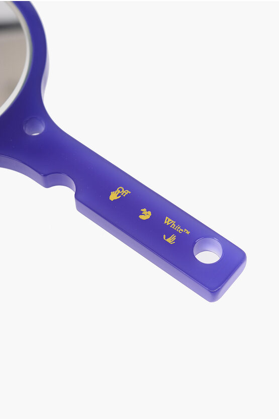 Off-White Solid Color METEOR Hand Mirror with Printed Logo unisex men ...