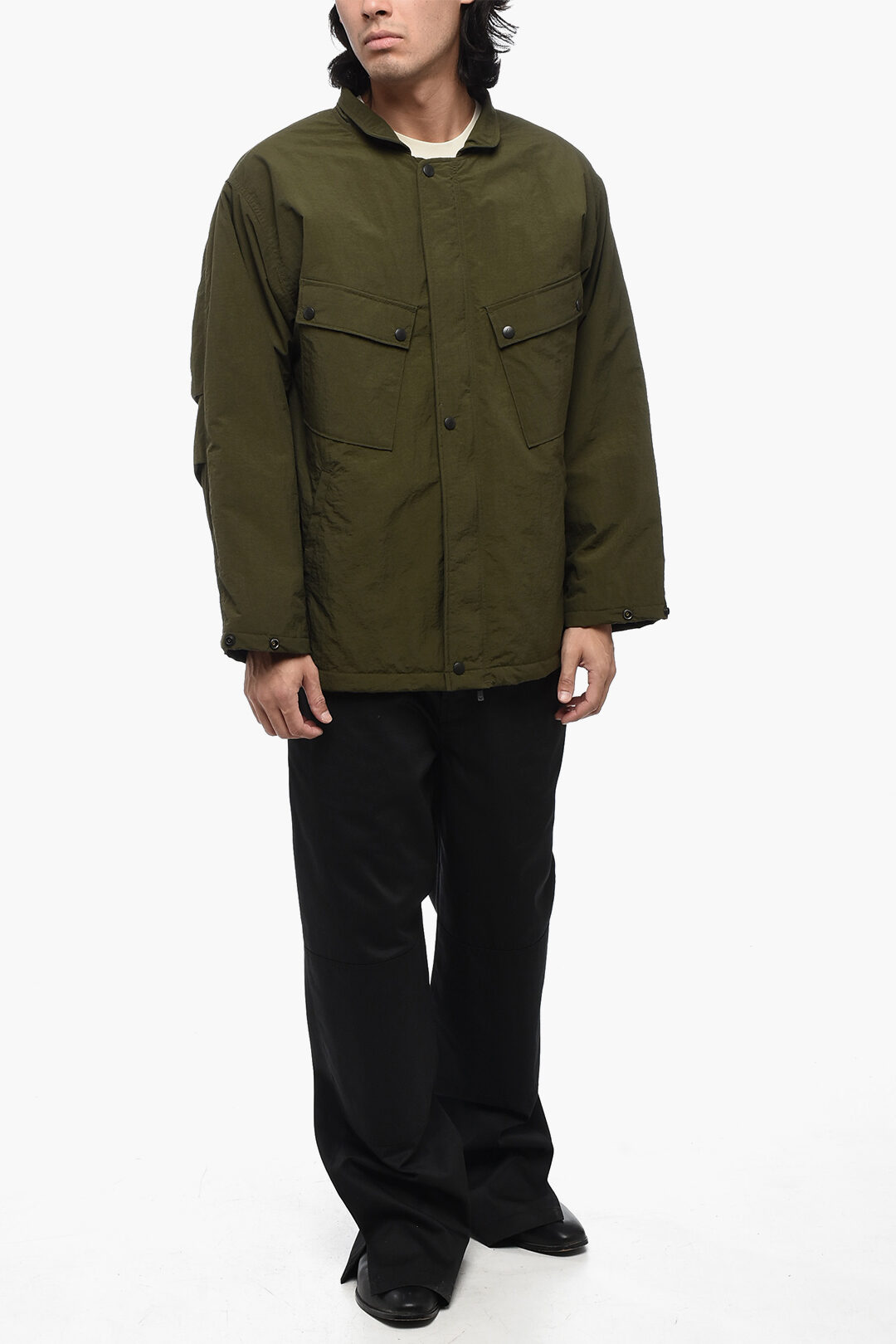 Needles Solid Color Nylon Utility Jacket men - Glamood Outlet