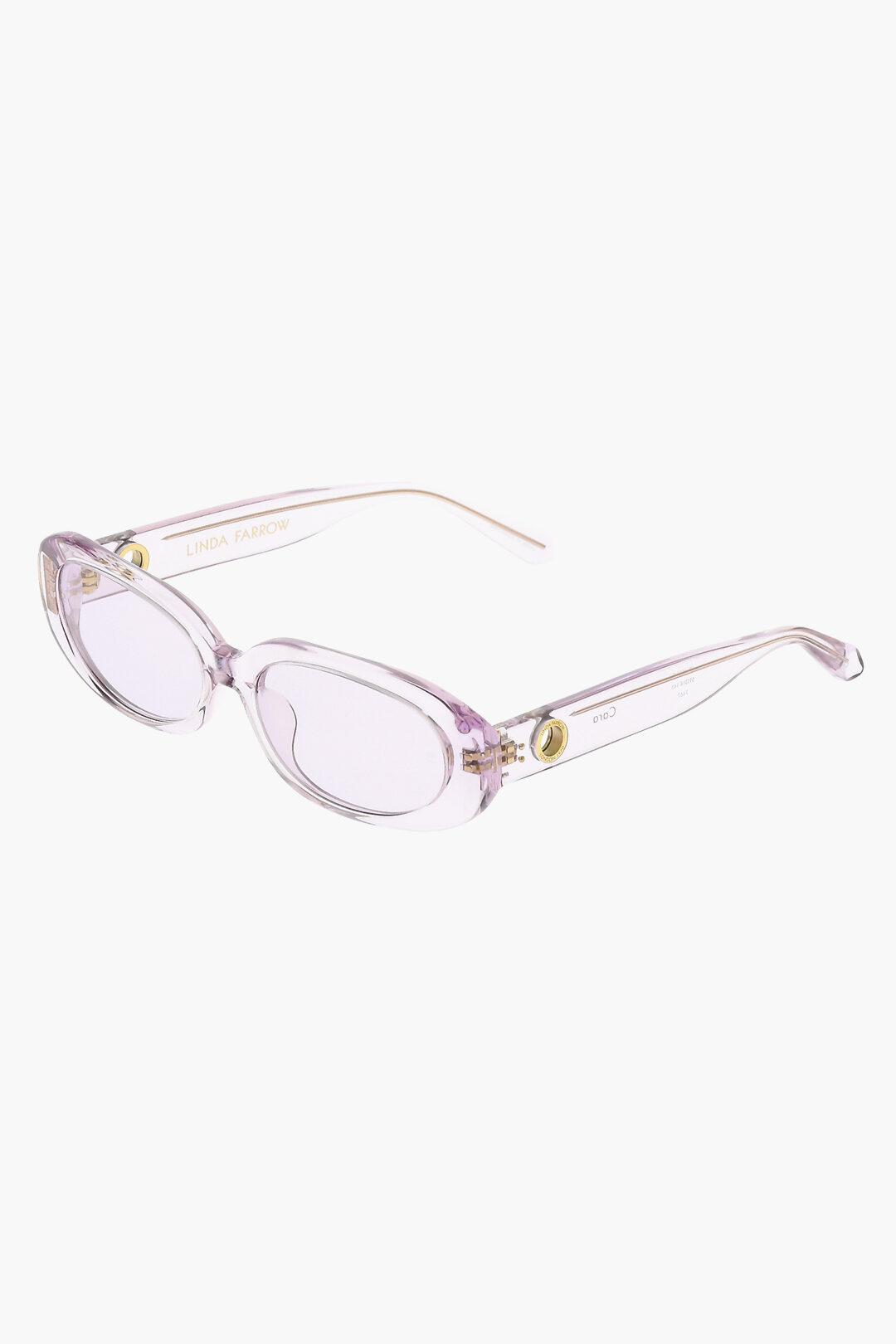 Linda Farrow Solid Color oval-frame CARA Sunglasses women - Glamood Outlet