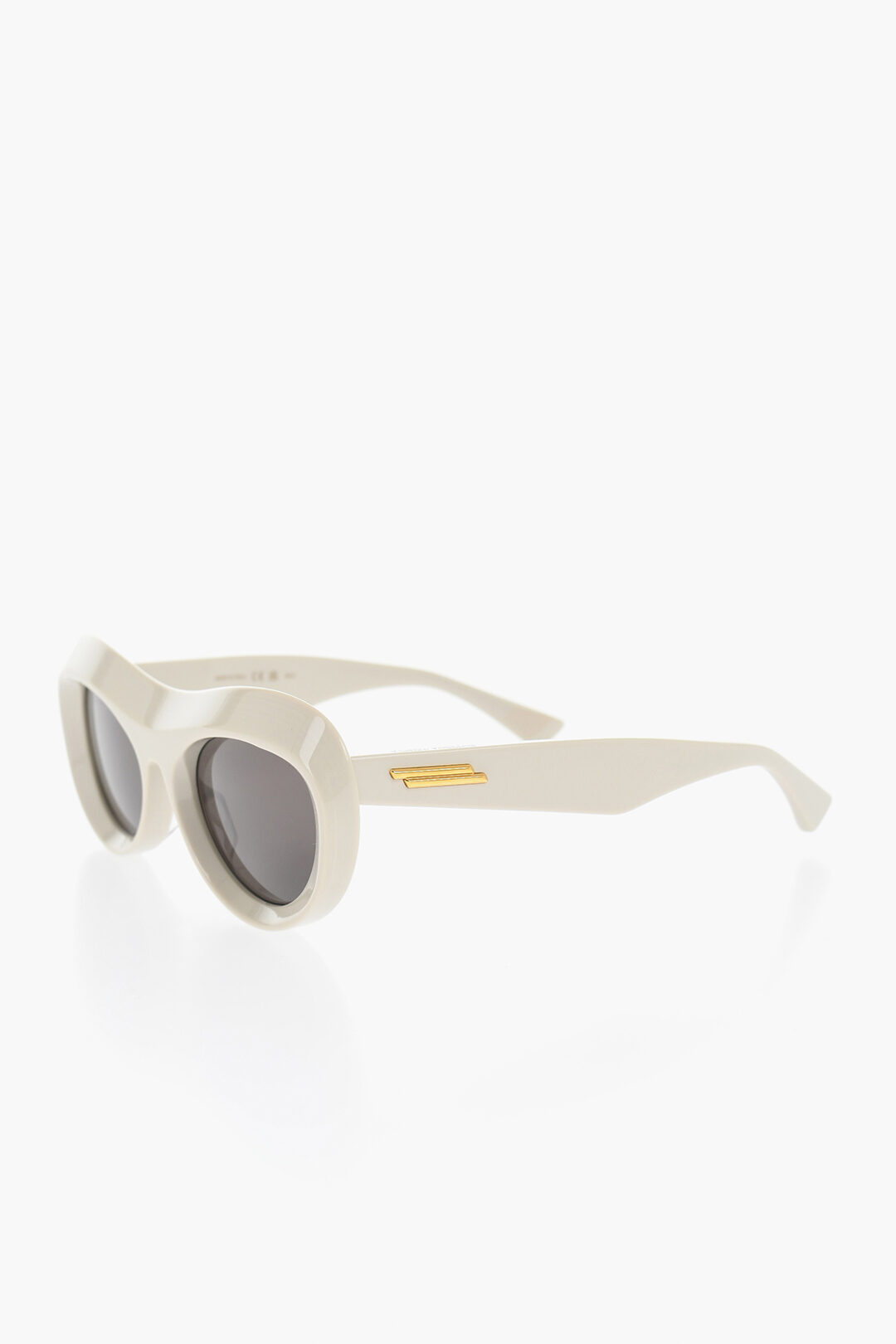 Bottega Veneta Solid Color Oval-Frame Sunglasses women - Glamood Outlet