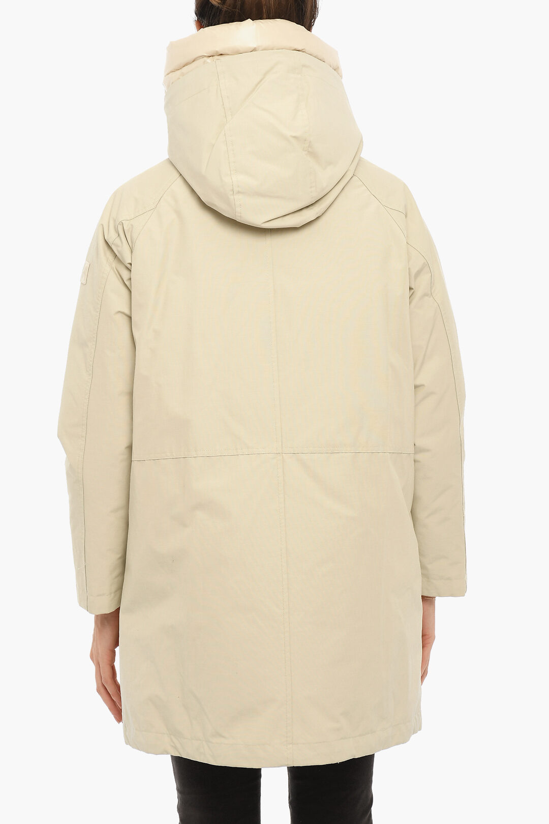 Woolrich Solid Color Parka with Removable Inner Down Jacket women ...