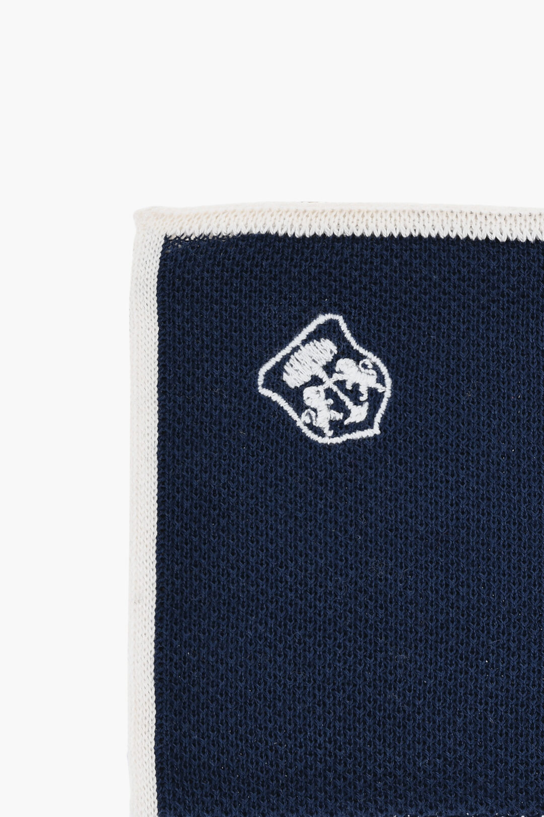Corneliani Solid Color Pocket Square with Contrasting Edge men ...