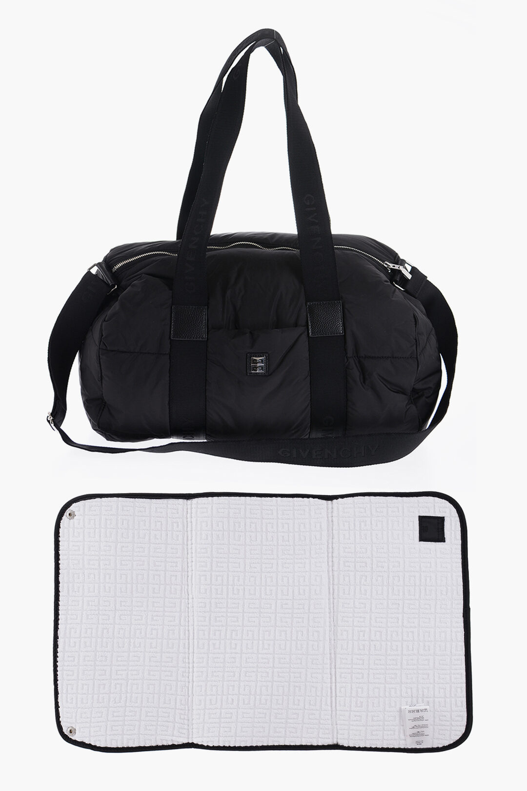 Givenchy Solid Color Quilted Changing Bag with Ajustable Shoulder Strap ...