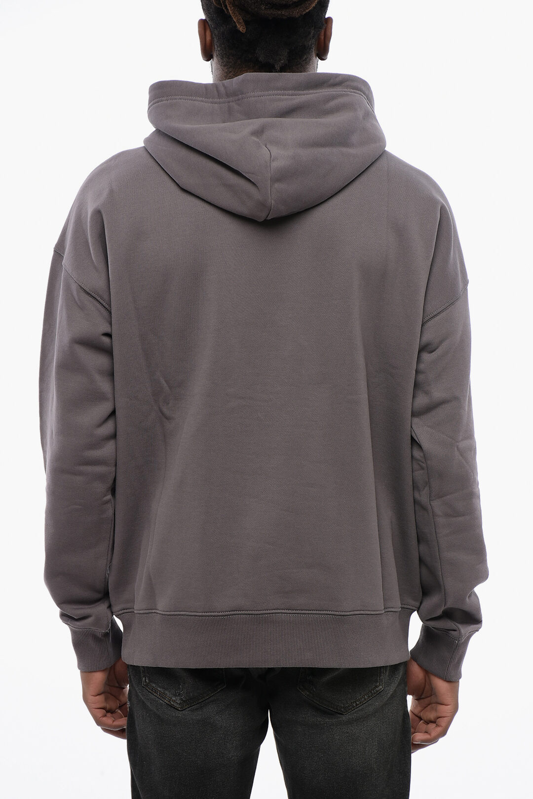 Diesel Solid Color S-ROB-HOOD-DOVAL-PJ Hoodie with Patch Pocket men ...