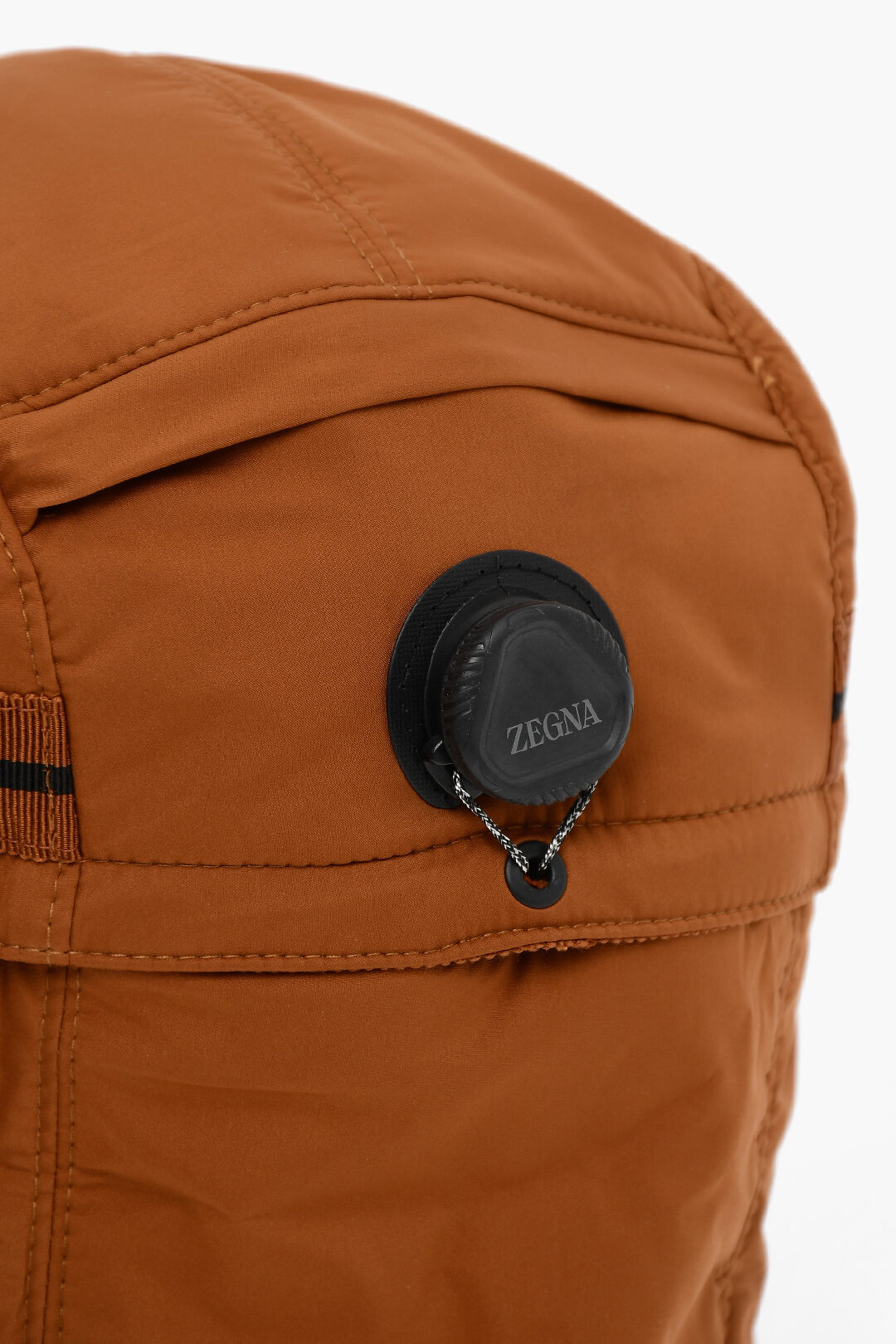 Ermenegildo Zegna Solid Color Sahara Hat with Removable Protectors men ...