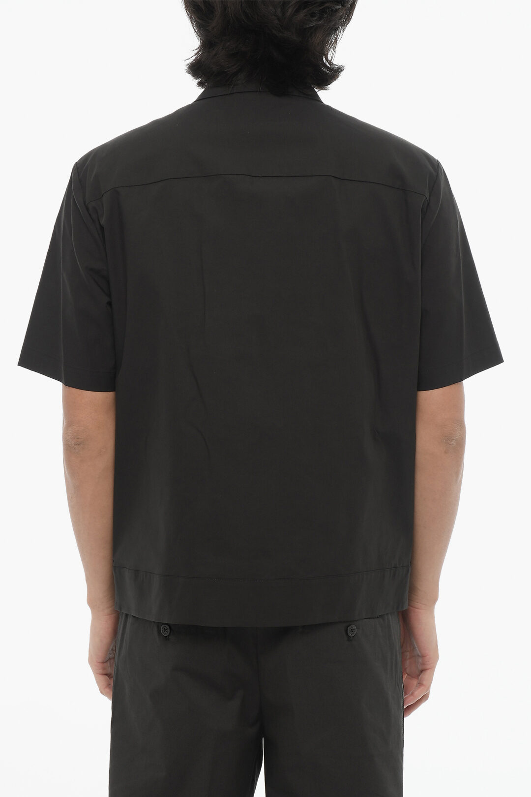 Neil Barrett Solid Color Short Sleeves Lightweight Overshirt men ...