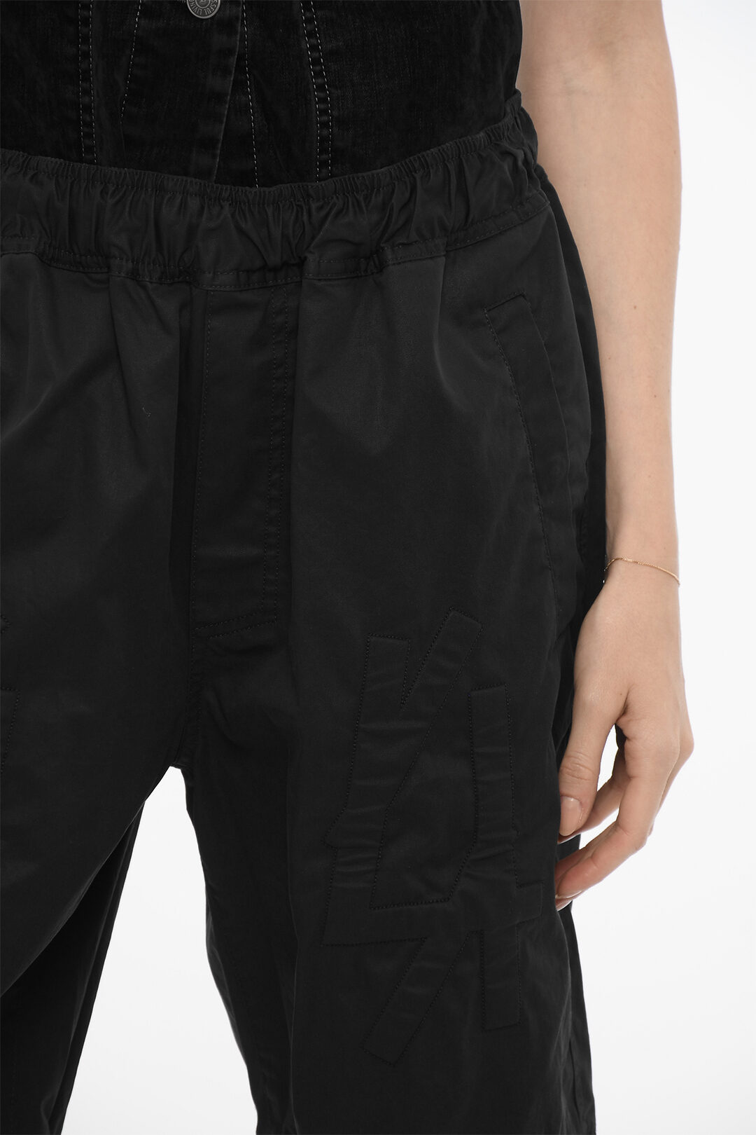 44 Label Group Solid Color Shorts with Embossed Monogram men - Glamood ...