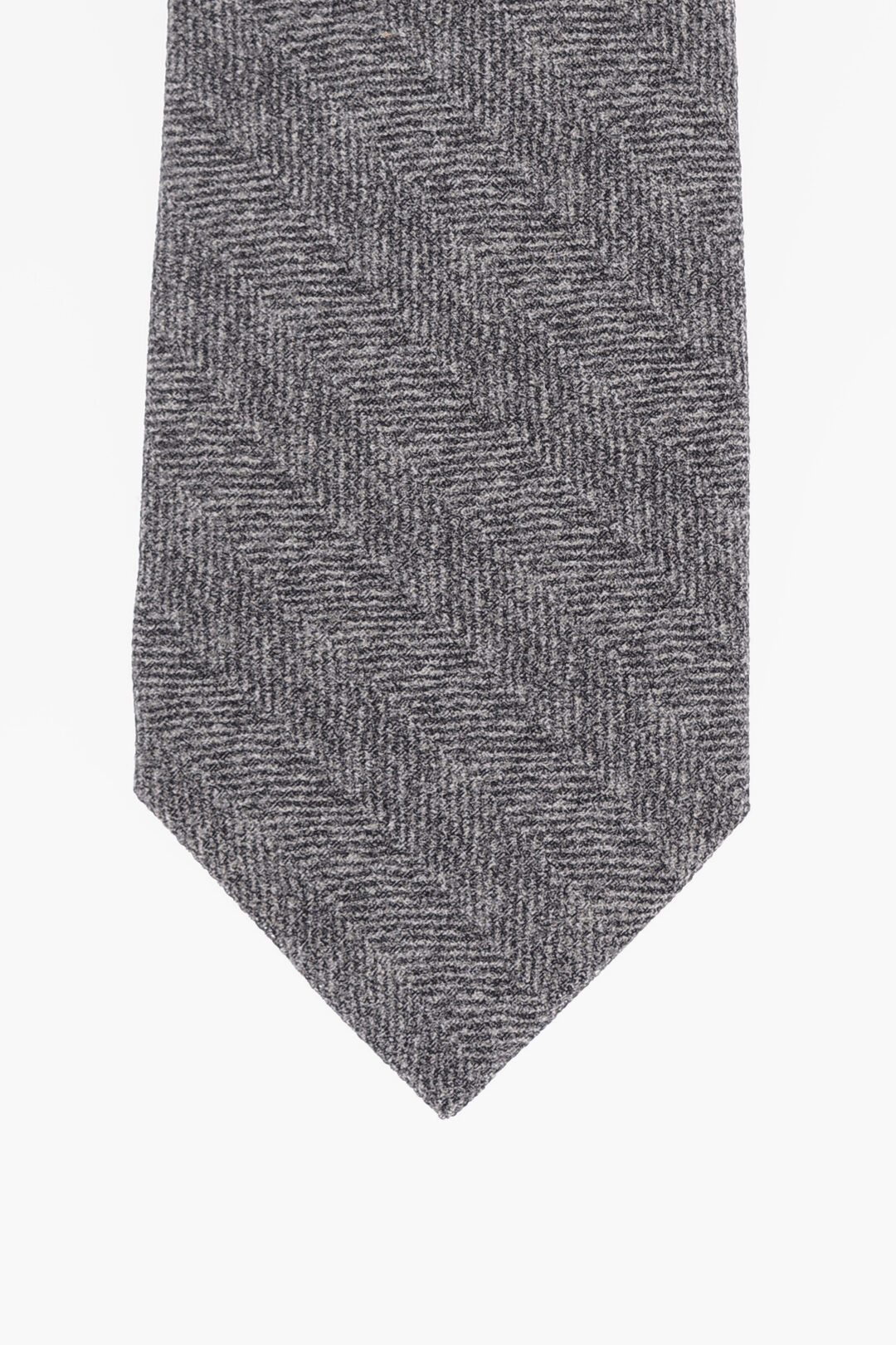 Corneliani Solid color Silk and Wool Kipper Tie men - Glamood Outlet