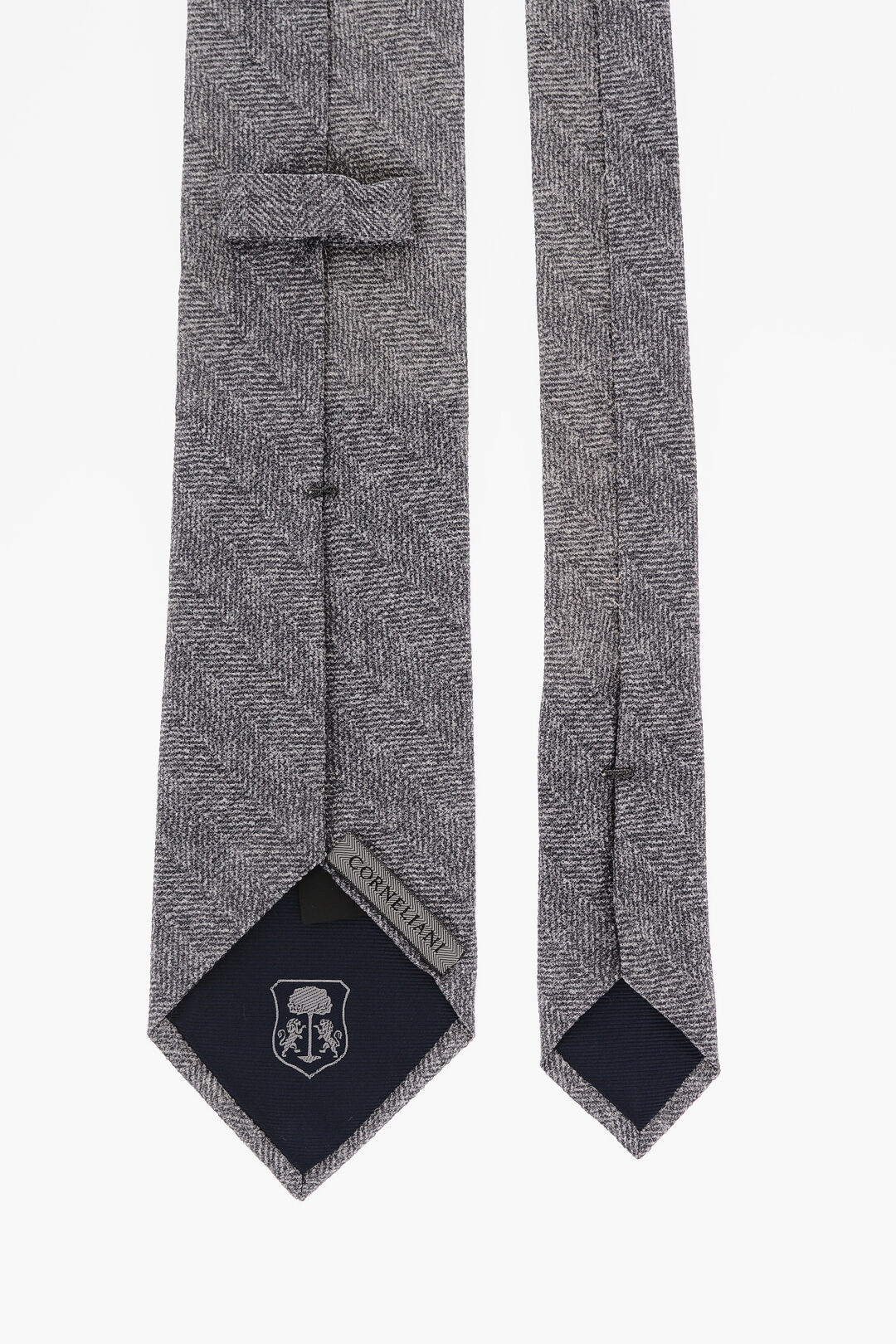 Corneliani Solid color Silk and Wool Kipper Tie men - Glamood Outlet