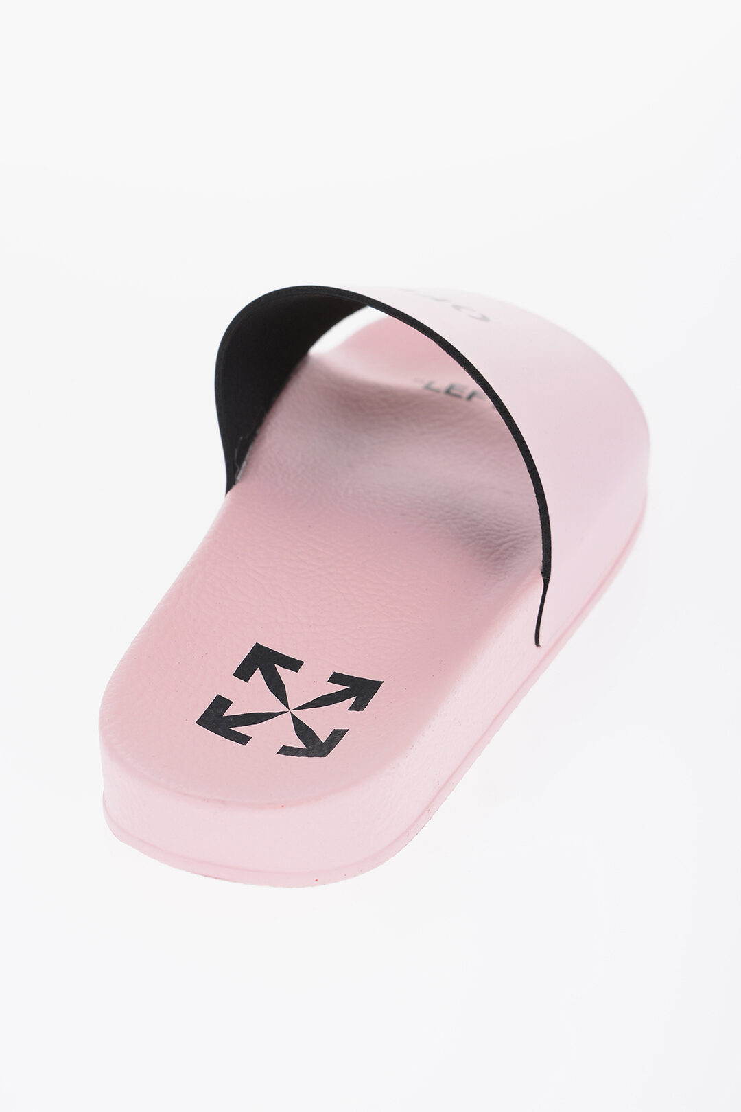 Off-White Solid Color Slides with Contrasting Details women - Glamood ...
