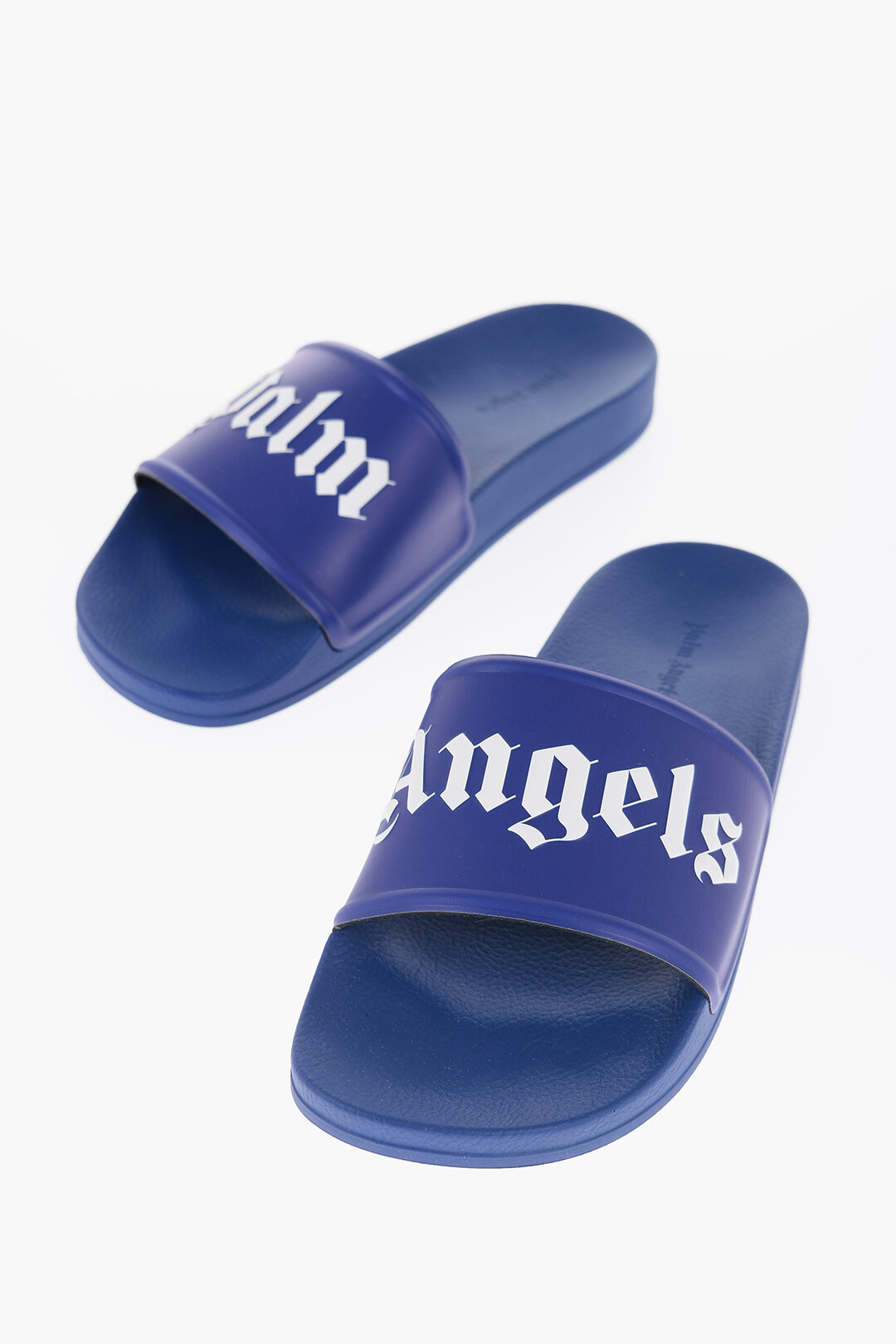 Palm Angels Solid Color Slides with Contrasting Logo men - Glamood Outlet