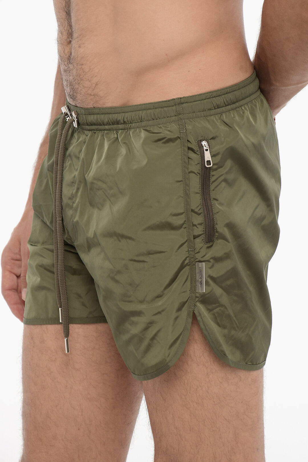 Neil Barrett Solid Color Slim Fit Swim Shorts men - Glamood Outlet