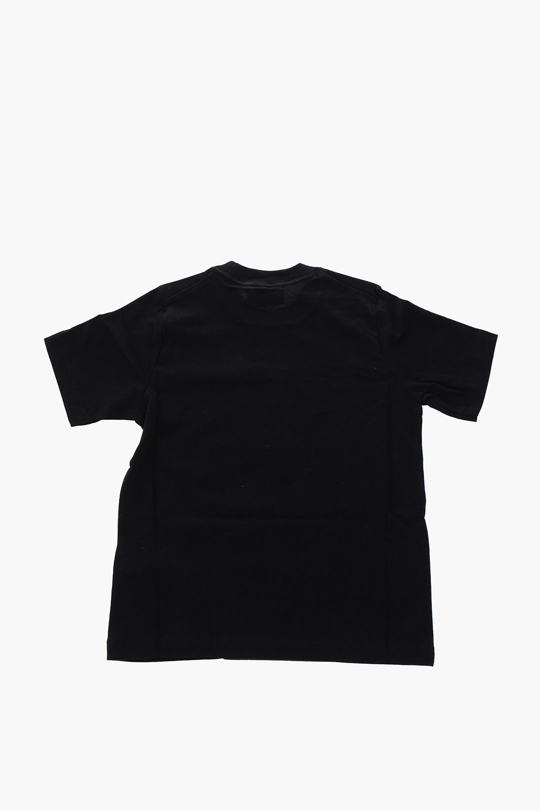 Dsquared2 Kids solid color SLOUCH FIT crew-neck t-shirt with logo-print ...