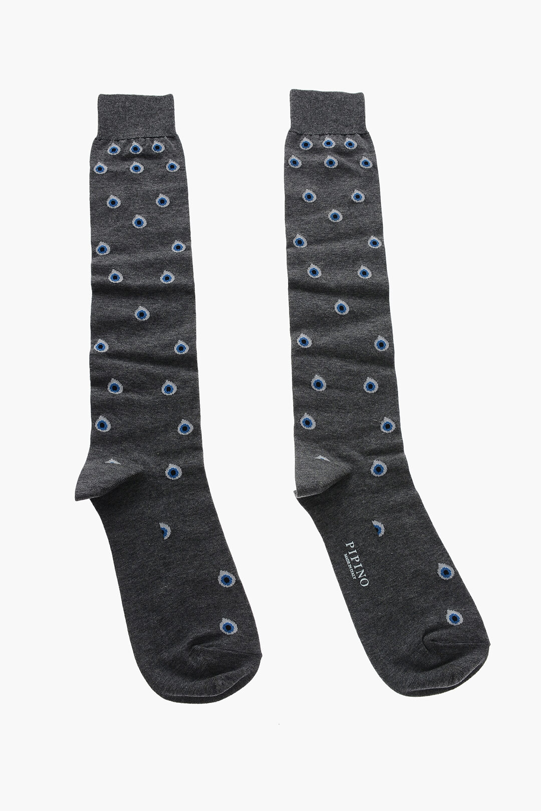 Pipino Solid Color Socks with Embroidery men - Glamood Outlet