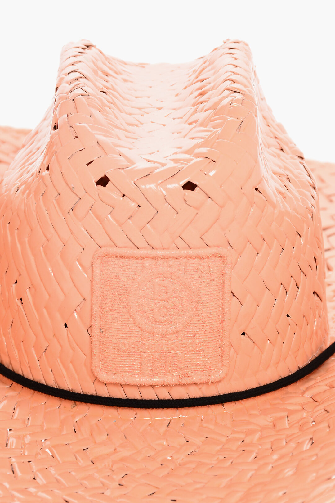 Dsquared2 Solid Color Straw Western Hat with Cord women - Glamood Outlet