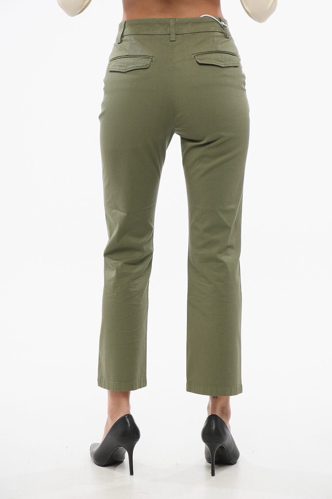 Department 5 Solid Color Stretch Cotton JET Pants women - Glamood Outlet