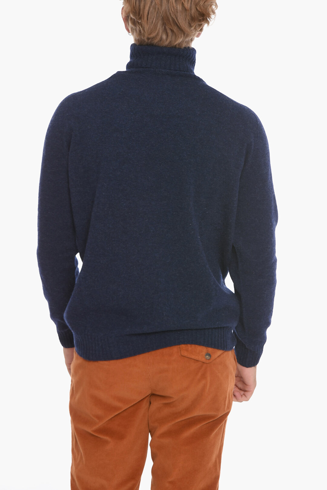 Altea Solid Color Sweater with Ribbed Edges men - Glamood Outlet