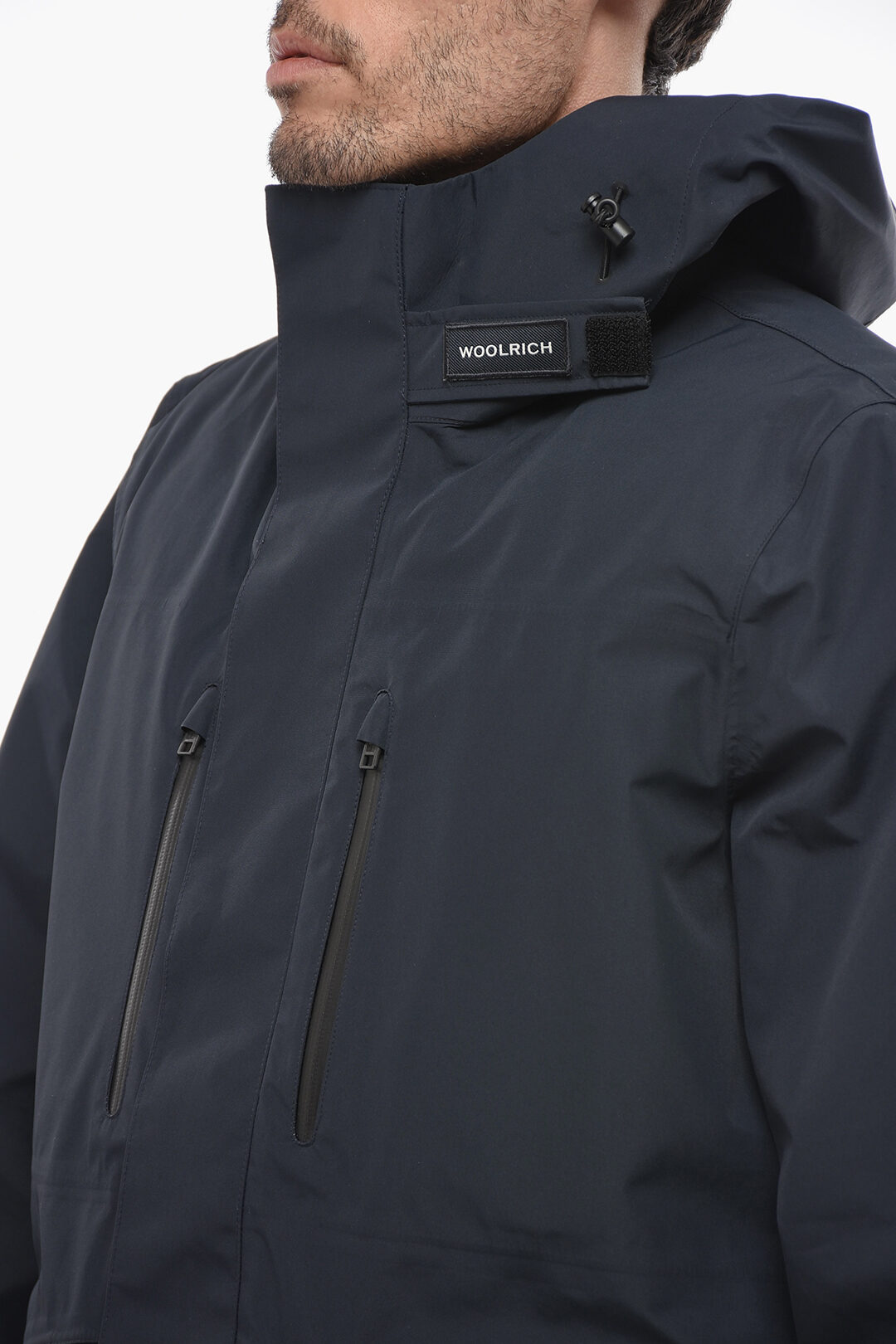 Woolrich Solid Color TECHPACK Down Jacket with Removable Inner men ...