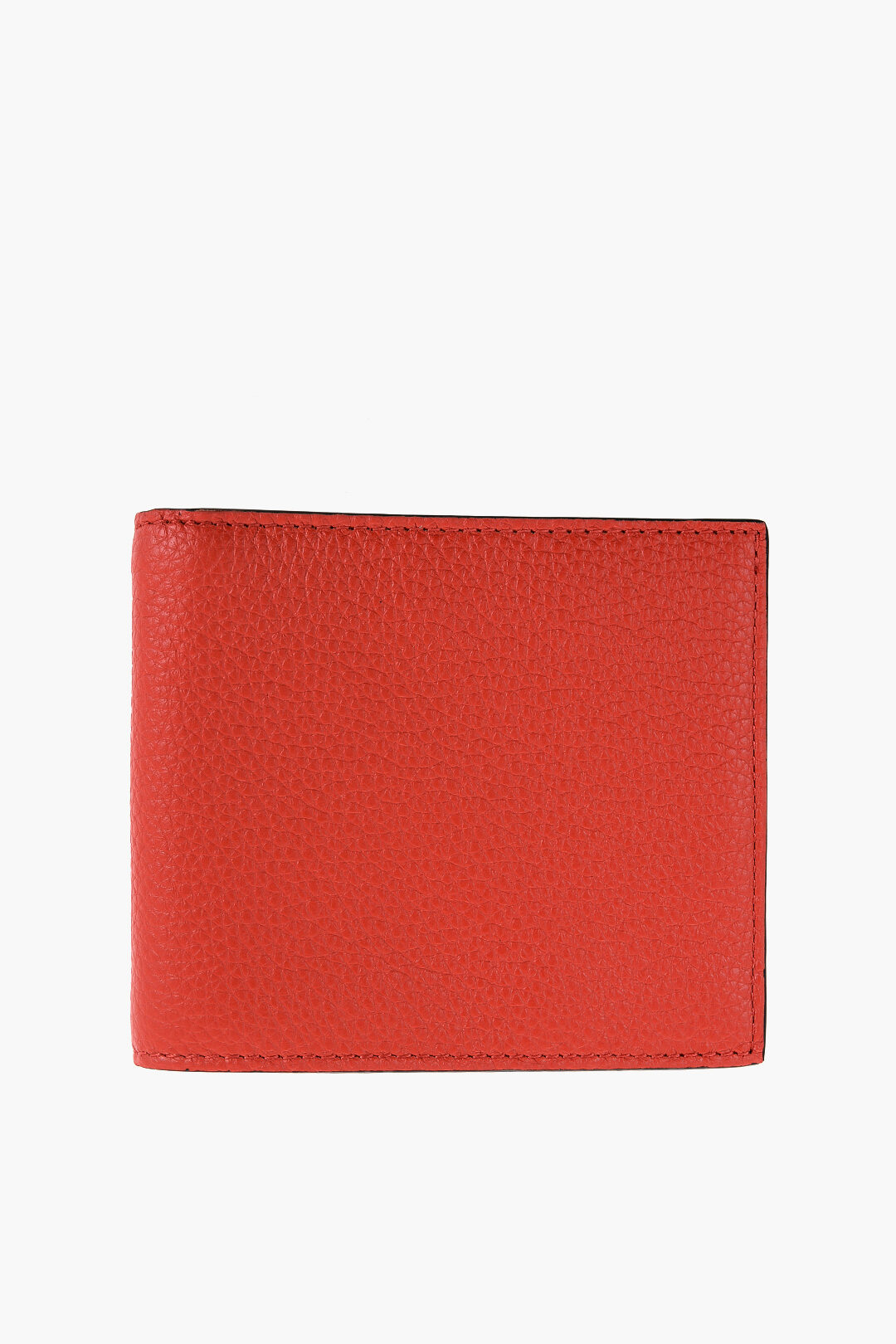 Neil Barrett Solid Color Textured Leather Bi-Fold Wallet men - Glamood ...