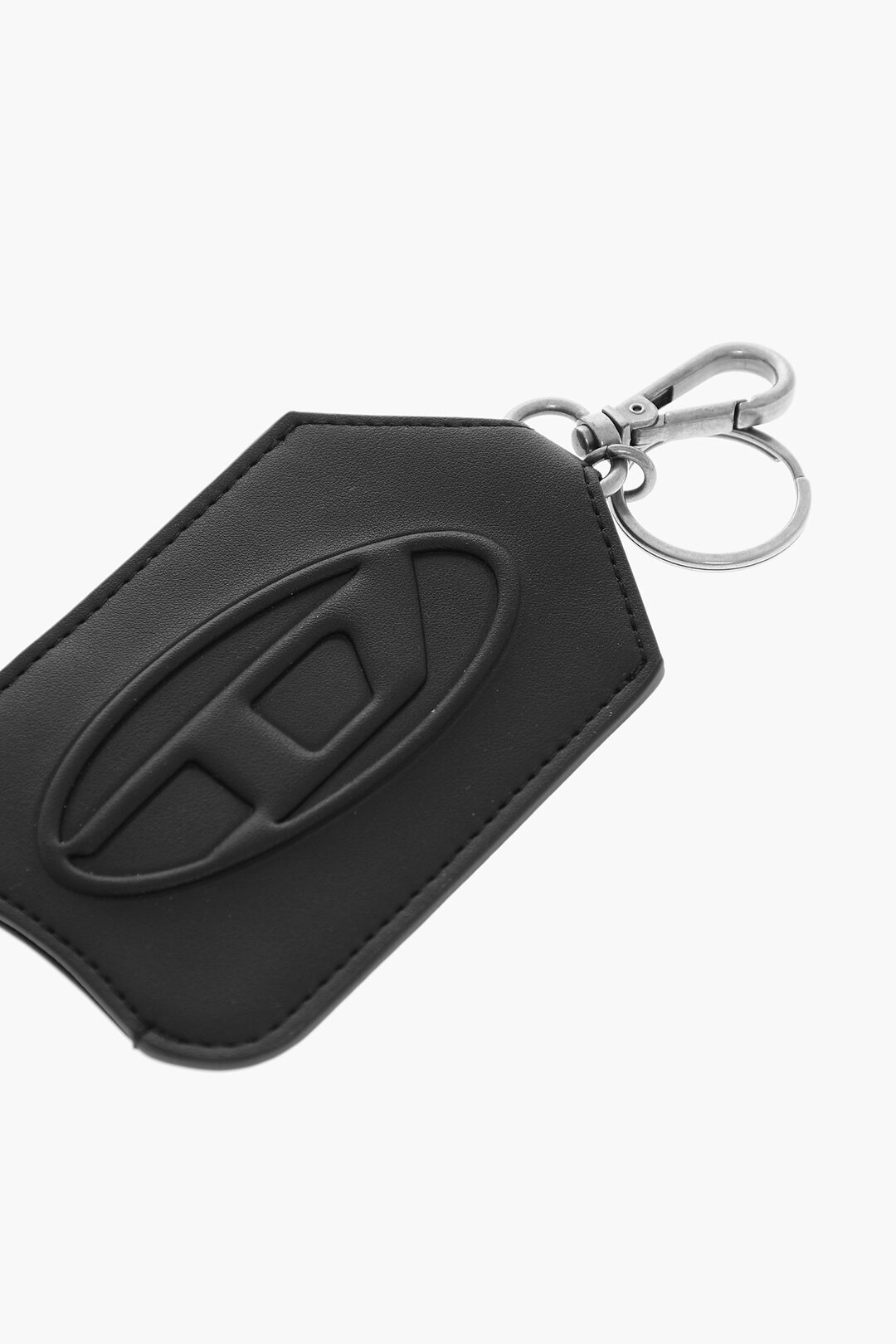 Diesel Solid-colored Keyring with Embossed Logo men - Glamood Outlet