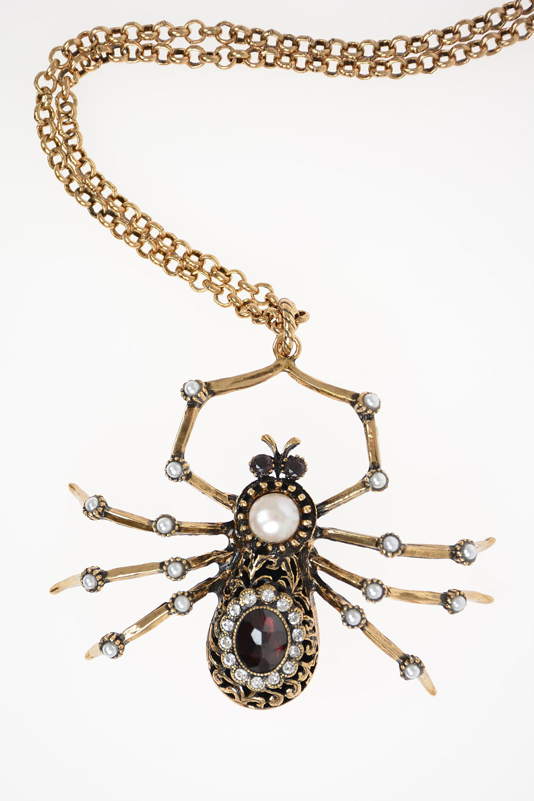 Alcozer & J Spider Pendant Chain Necklace women - Glamood Outlet
