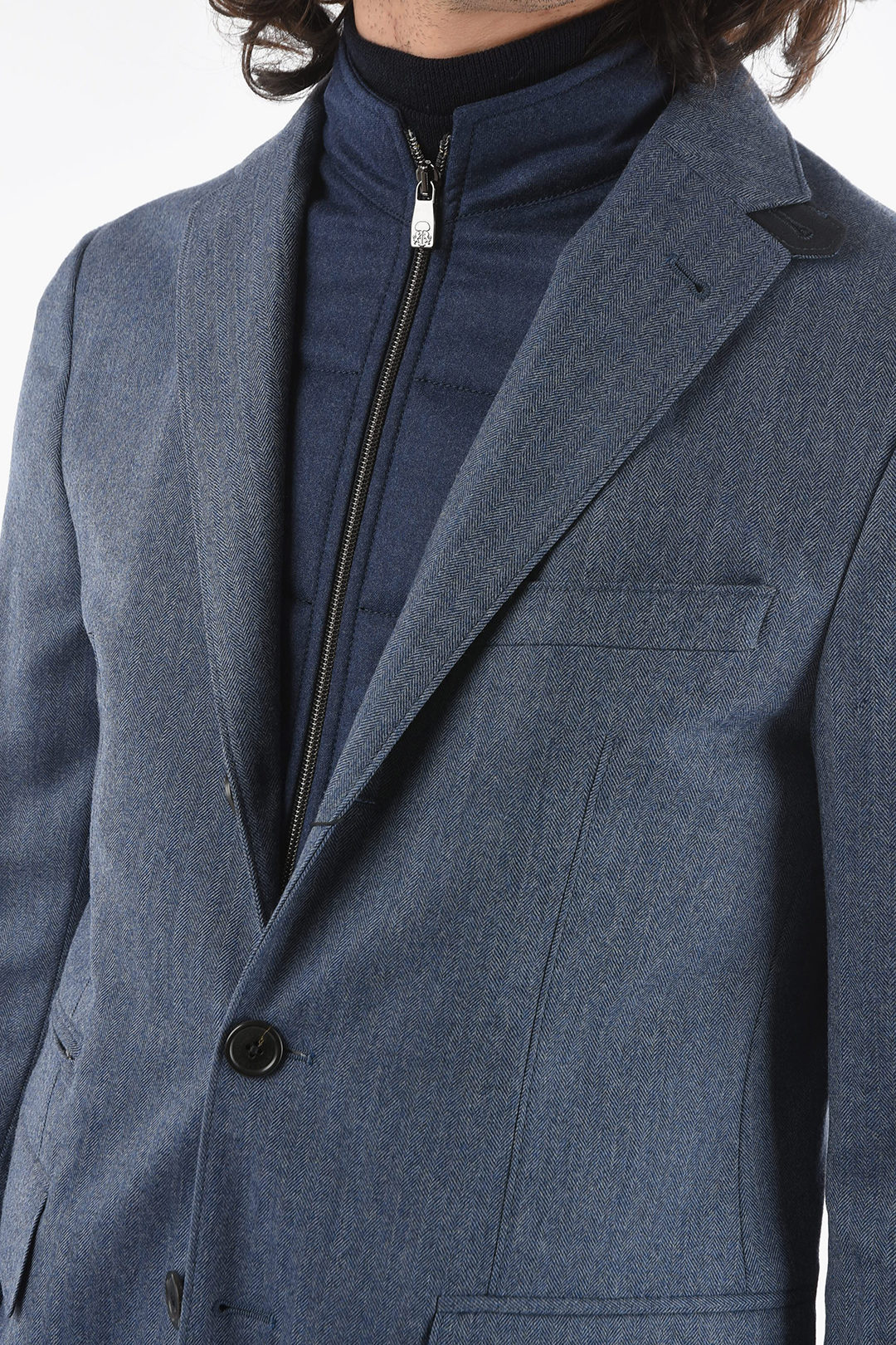 Corneliani SPORTSWEAR Half-Lined Blazer with Chest Piece and with Flap ...