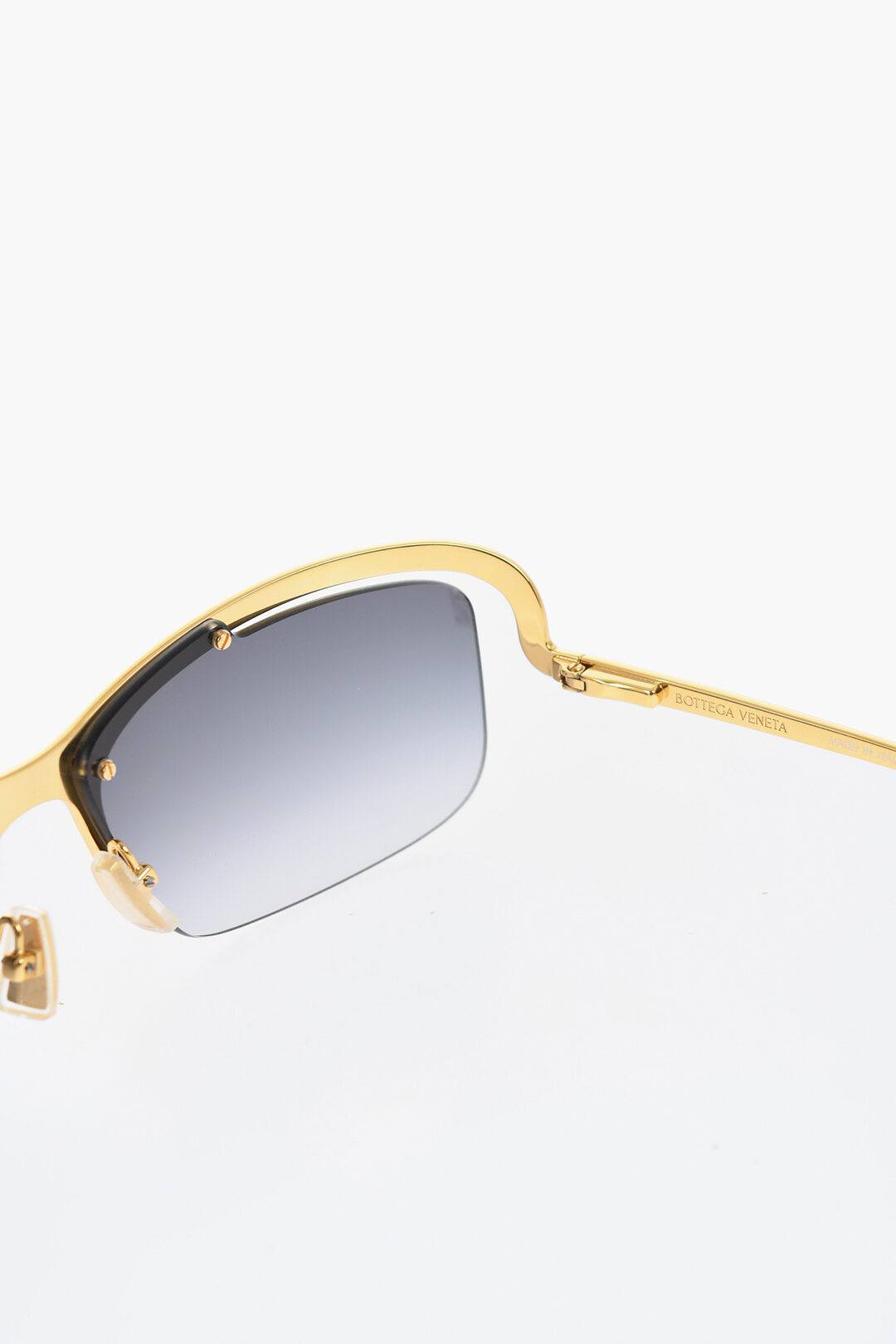 Bottega Veneta Square-shaped Sunglasses with Gold-toned Frame women ...