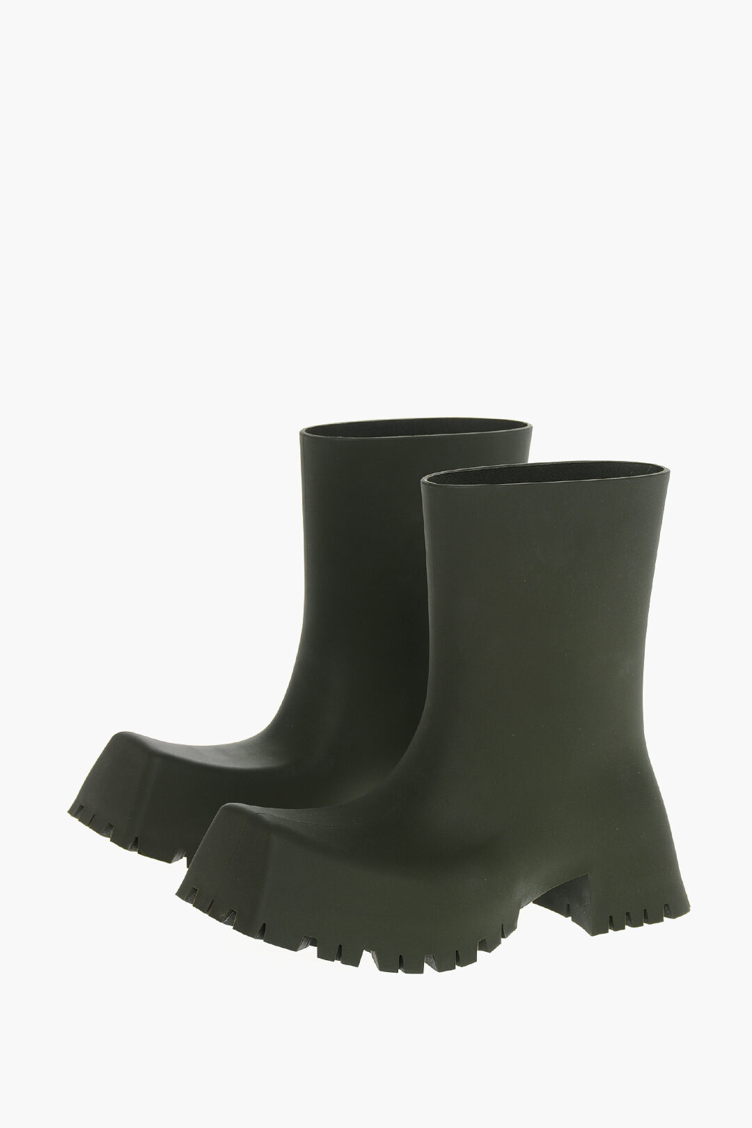 Balenciaga Squared Design TROOPER Rubber Booties women - Glamood Outlet
