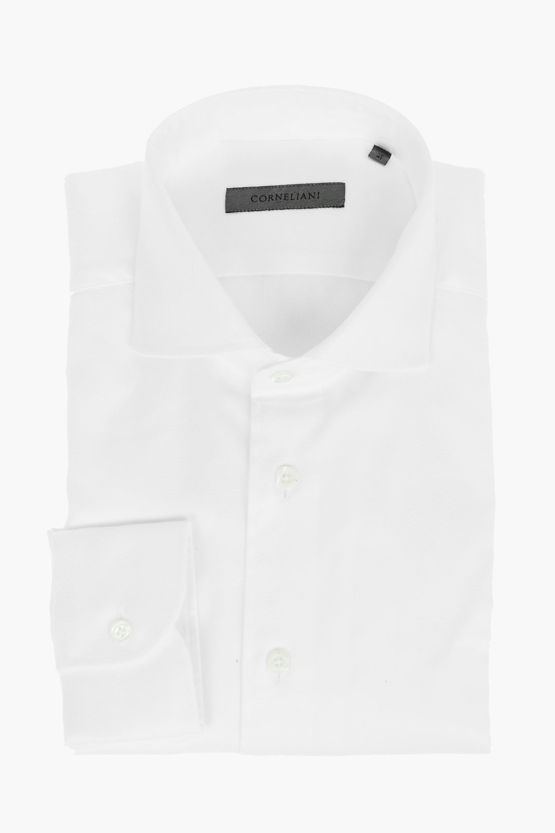 Corneliani Standard Collar Twill Cotton Shirt men - Glamood Outlet