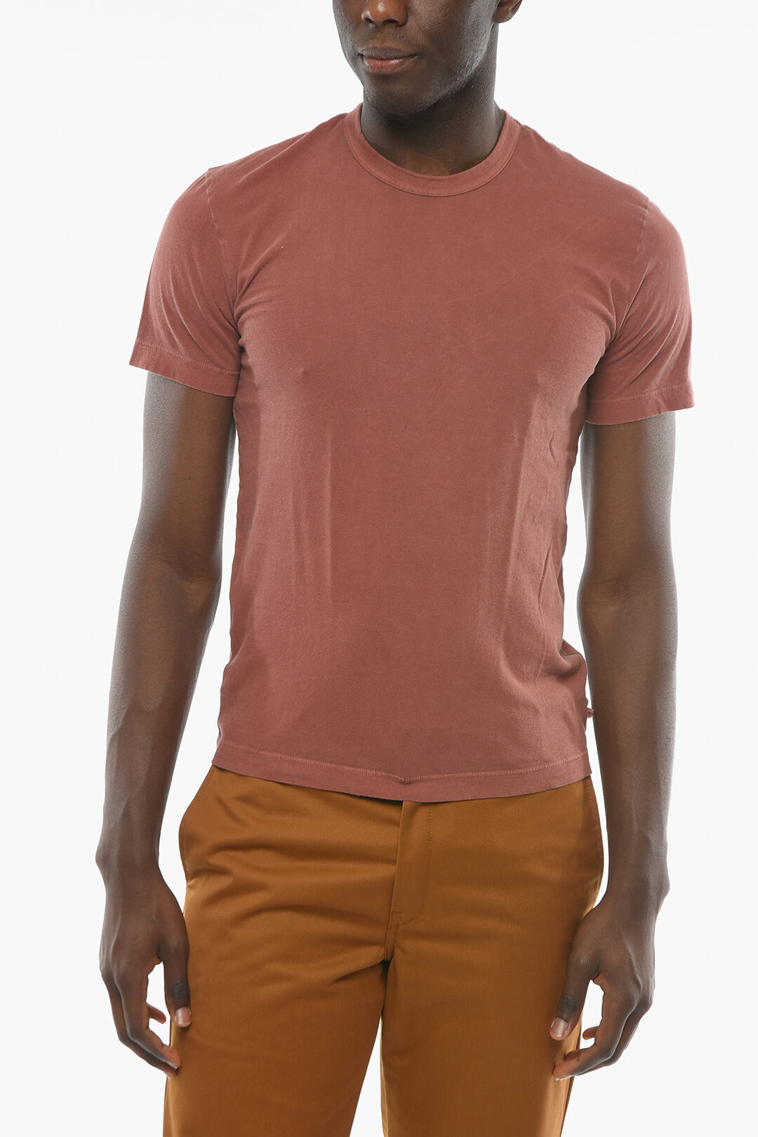 James Perse STANDARD Solid Color Crew-Neck T-shirt men - Glamood Outlet