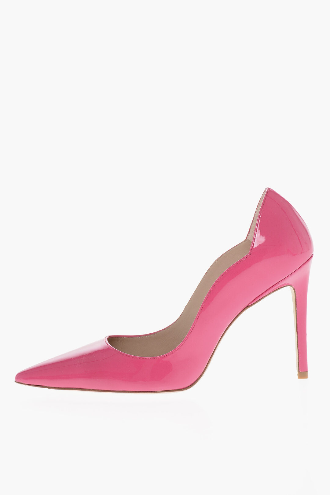 Stuart Weitzman Stiletto Heel MAGENTA Patent Leather Pumps 12cm women ...