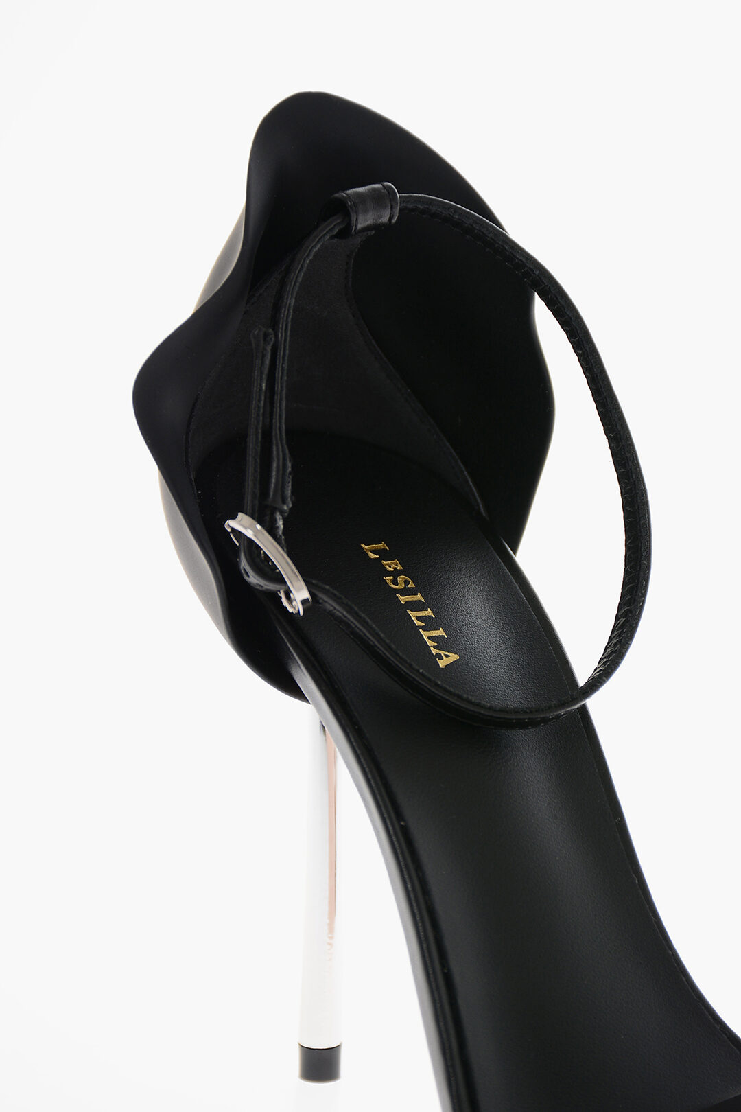 Le Silla Stiletto Heel PETALO Leather Sandals 9cm women - Glamood Outlet