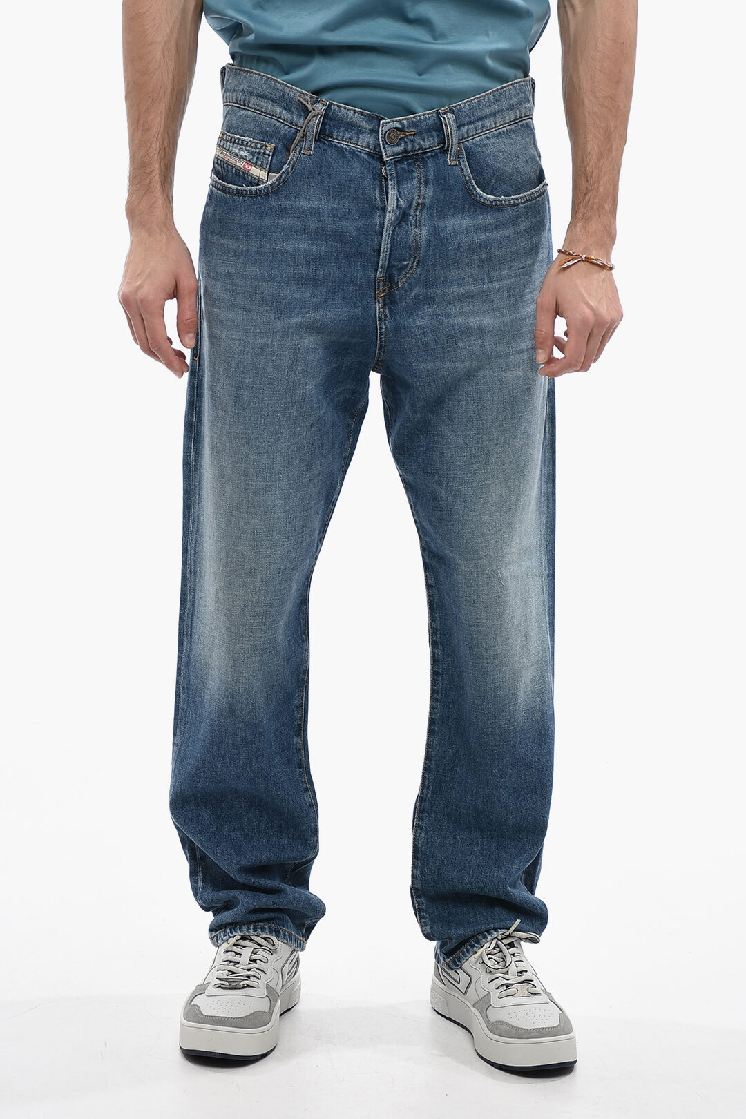 Diesel Straight-fit 2020 D-VIKER Denims with Logo-Button 20cm L32 men ...