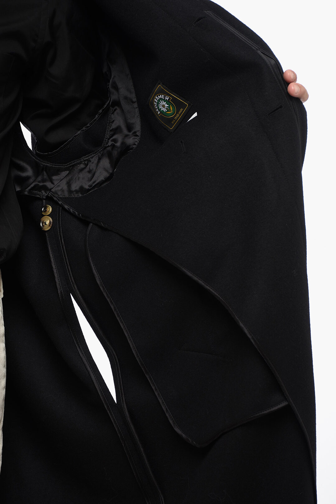 Rier Straight Fit Wool Coat with Hidden Buttoning men - Glamood Outlet