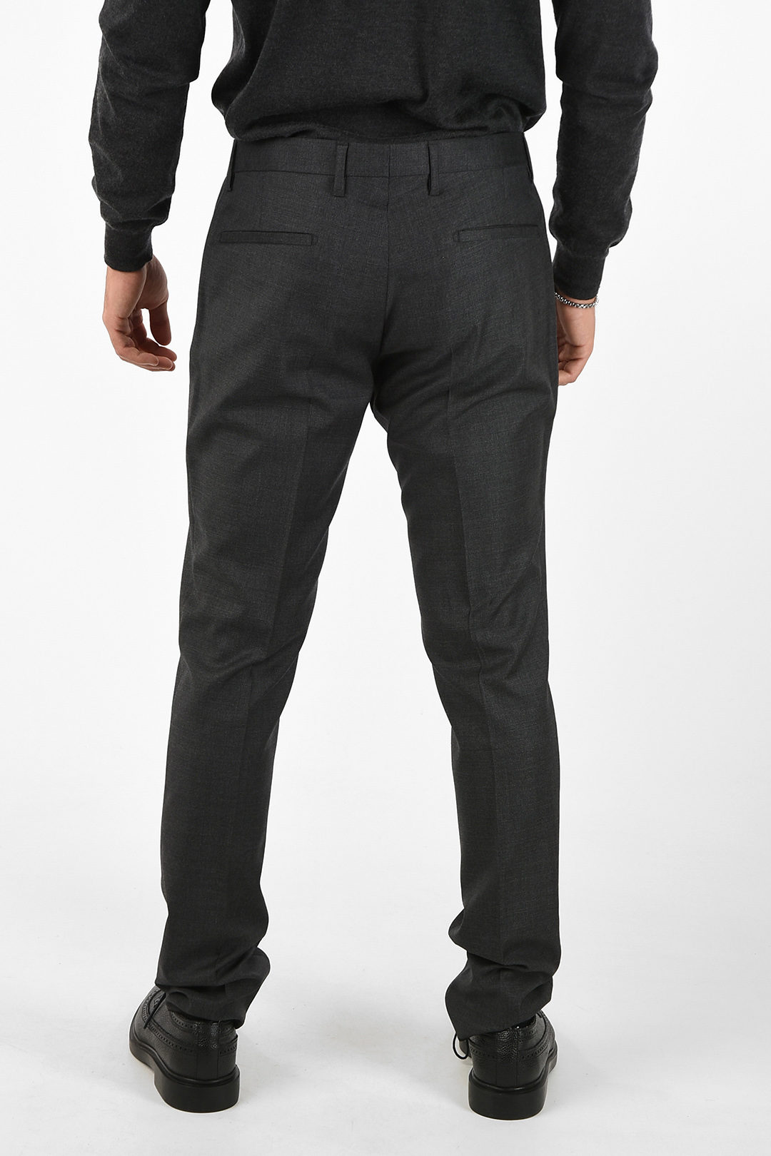 Downshifting Straight Pants with Hook Closure men - Glamood Outlet