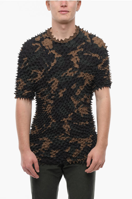 Doublet STRANGEST COMFORT Camouflage SHIBORI Jacquard T-Shirt men ...