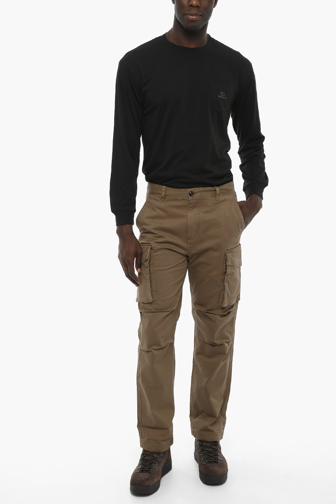 Woolrich Stretch Cotton Cargo Pants men - Glamood Outlet