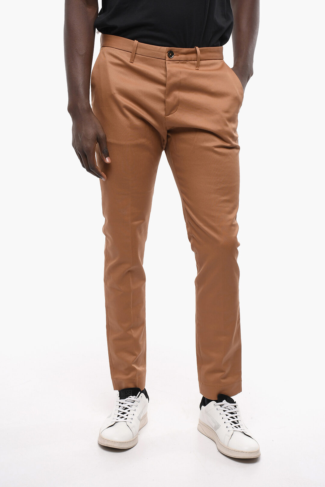 Nine In The Morning Stretch Cotton Slim Fit EASY MAN Chino Pants men ...