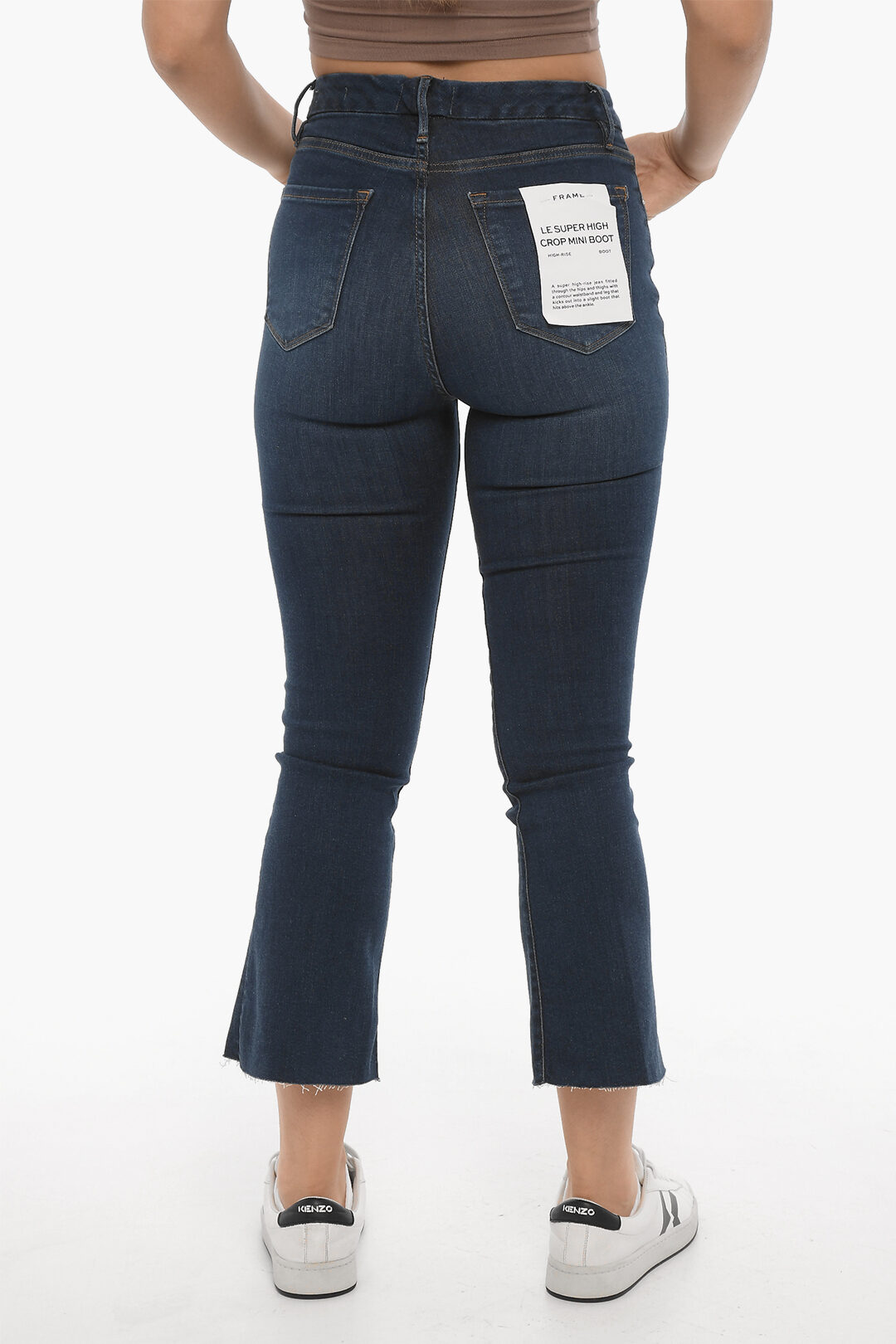 Frame Stretch Denim LE SUPER HIGH CROP MINI BOOT Jeans 20cm women ...