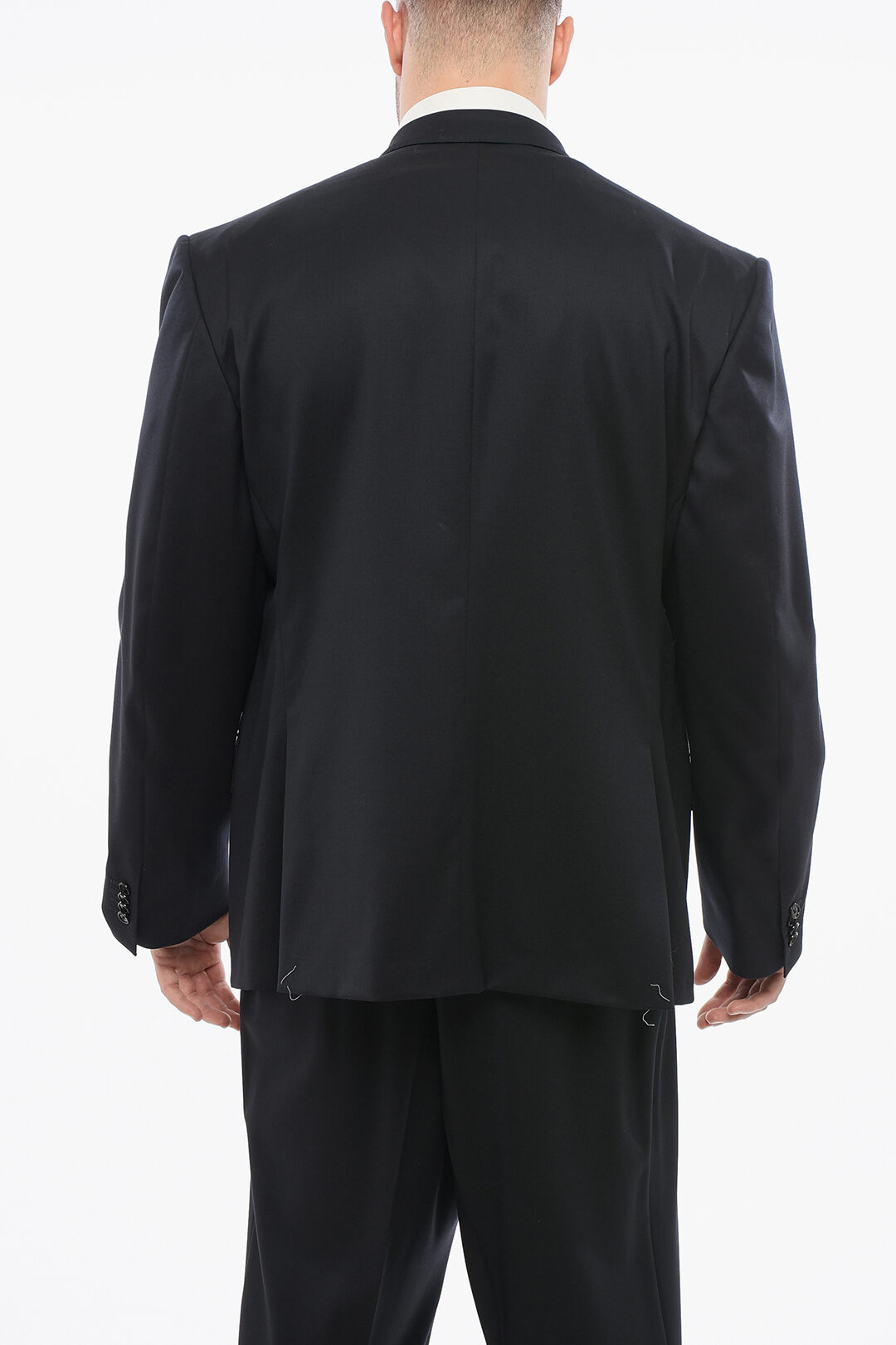 Corneliani Stretch Virgin Wool Suit with Flap Pockets men - Glamood Outlet