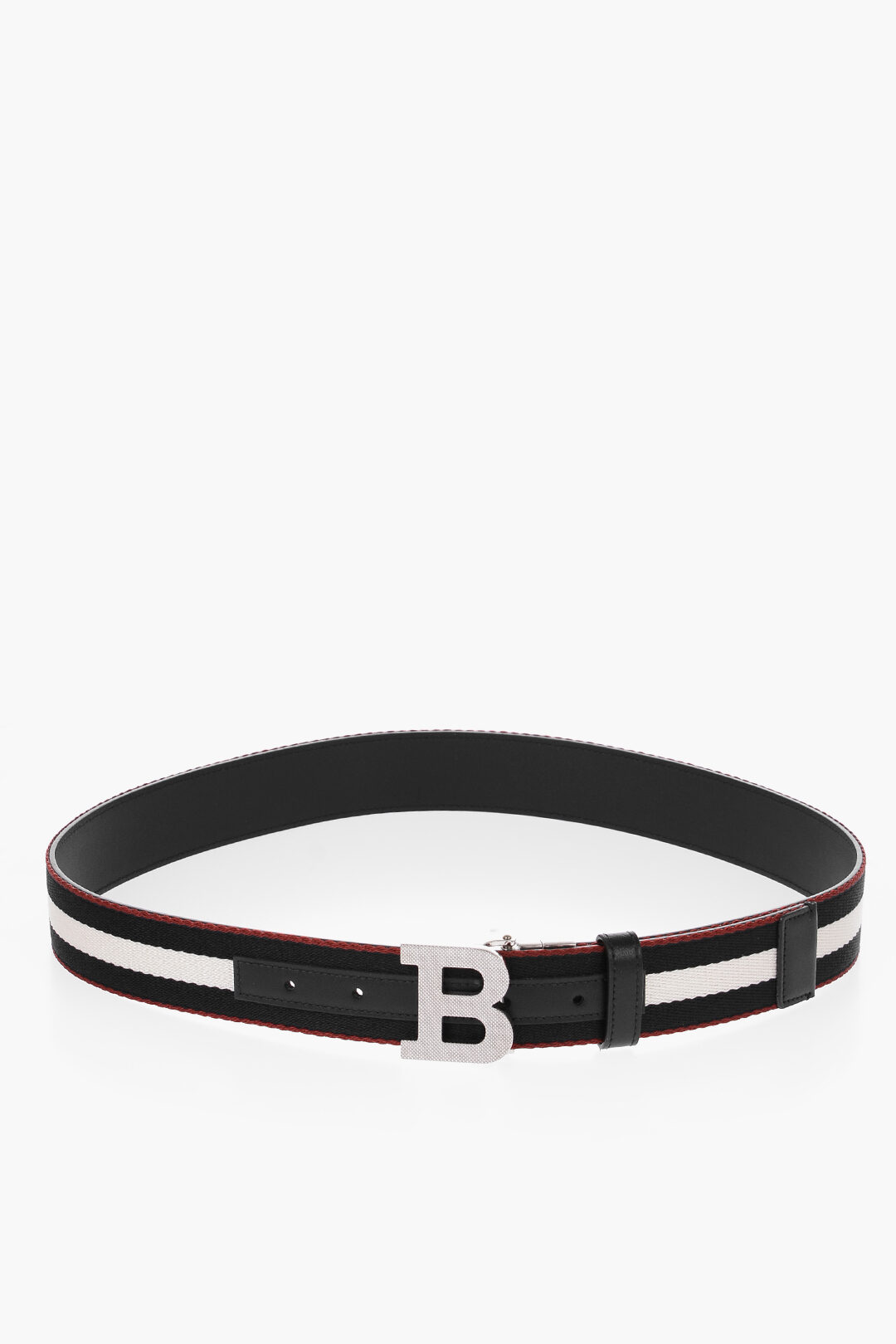 Bally Striped Belt with Leather Inner 35mm men - Glamood Outlet