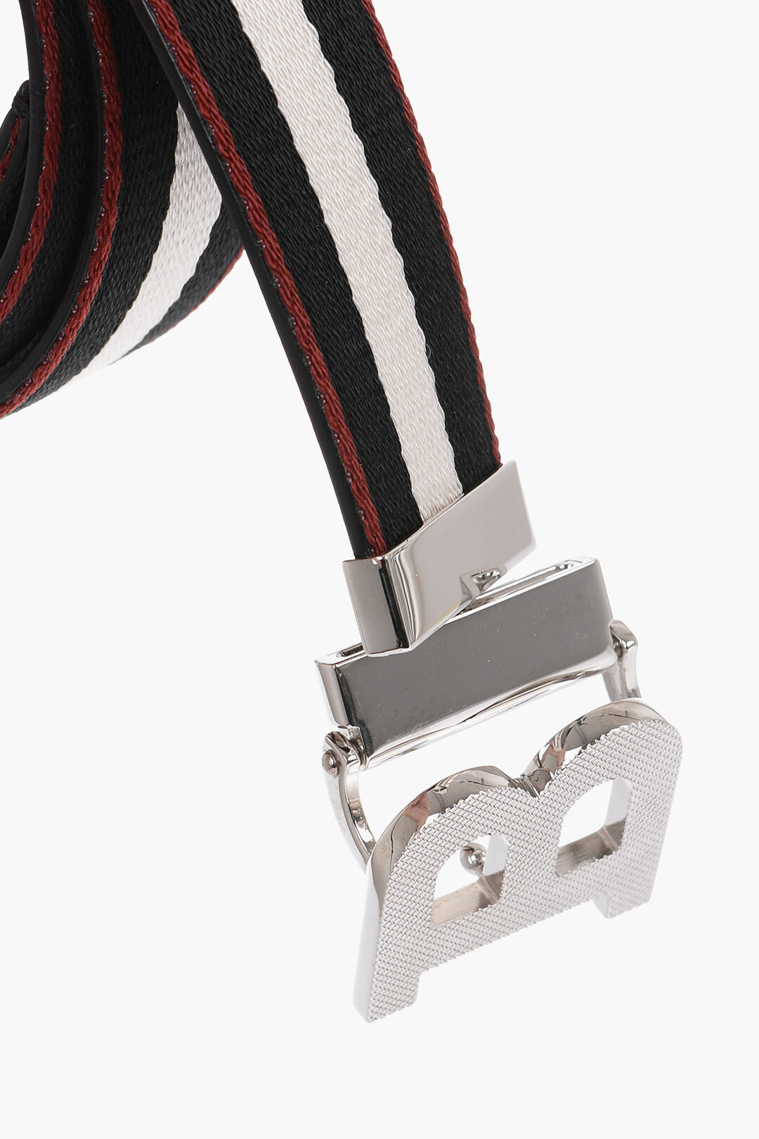 Bally Striped Belt with Leather Inner 35mm men - Glamood Outlet