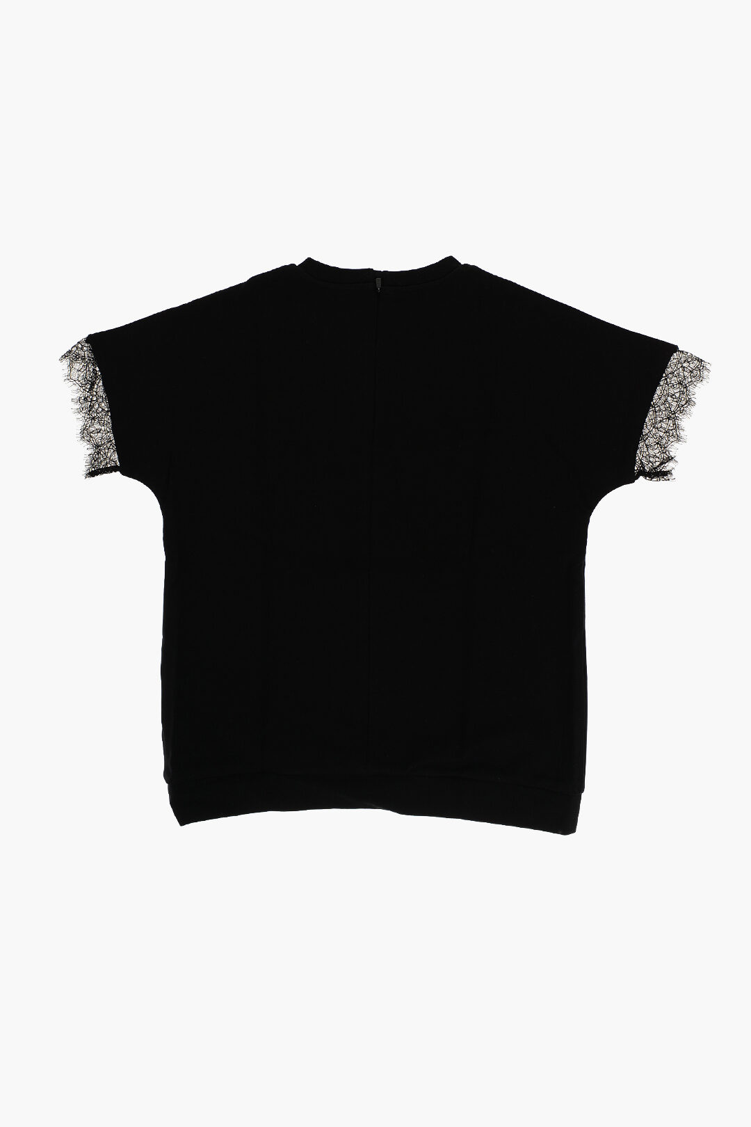 Givenchy KIDS Studded Logo Shorts Sleeve Sweatshirt with Macrame ...