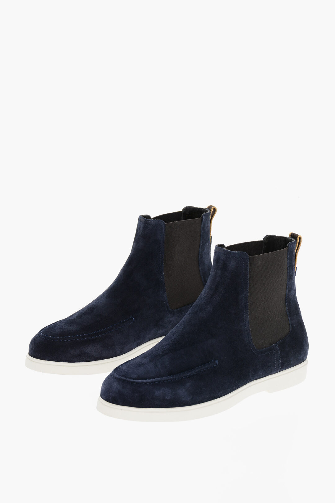 Moorer Suede CESAR Chelsea Booties with Desert Boot Design men ...