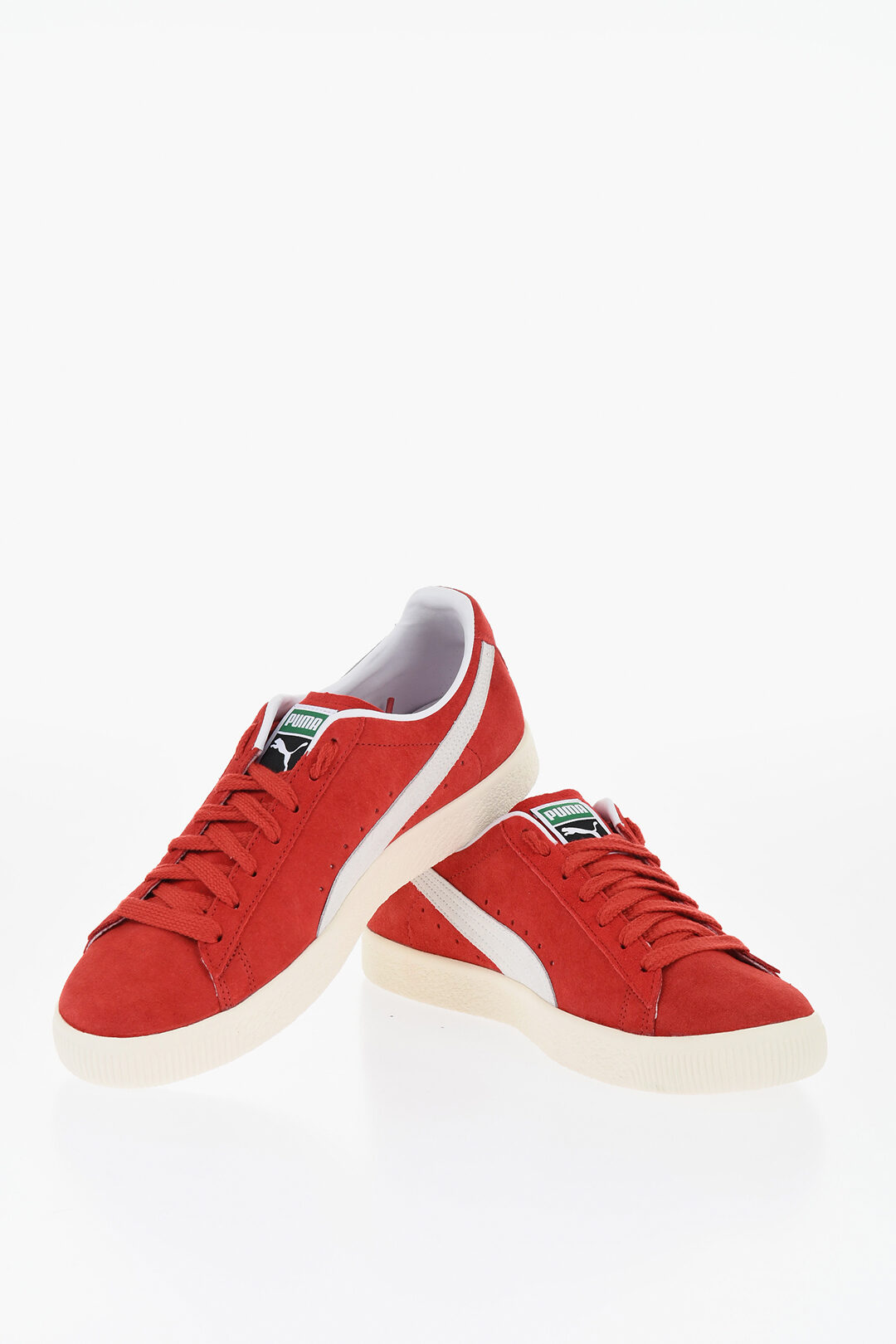 Puma Suede CLYDE OG Low-Top Sneakers with Golden Effect Logo unisex men ...