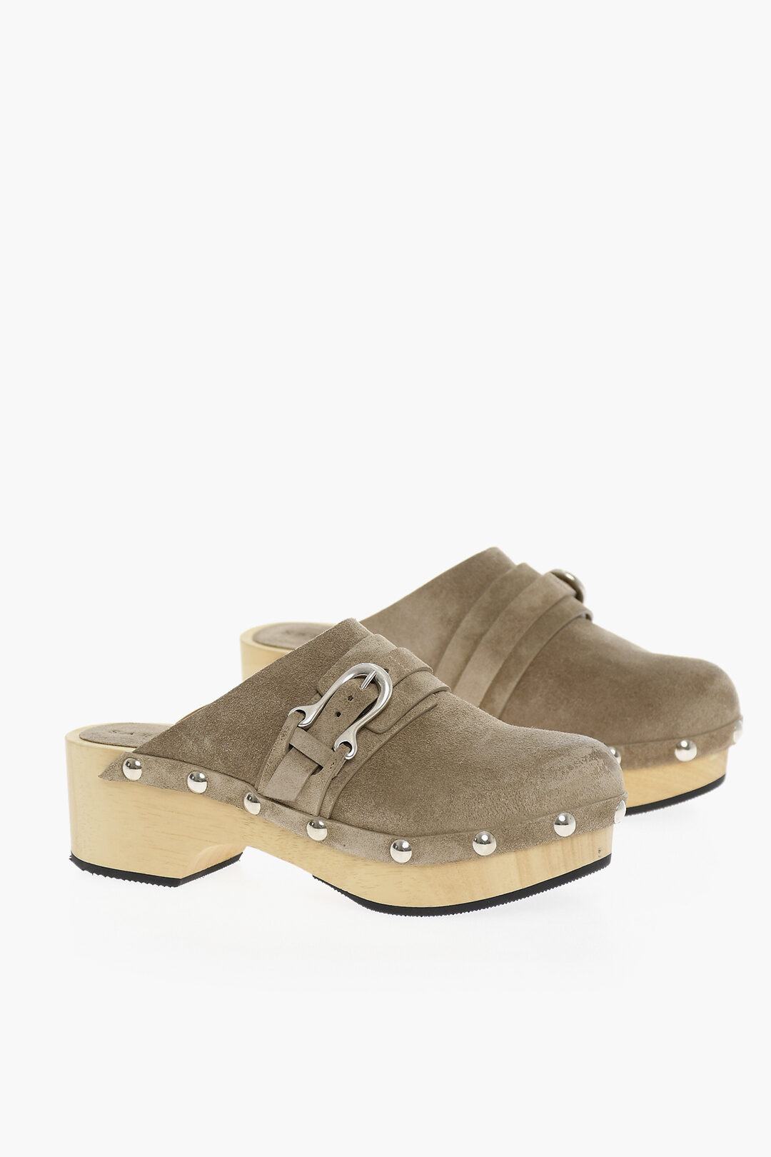 Sartore Suede Leather Mule With Wool Sole Heel 5,5 cm women - Glamood ...